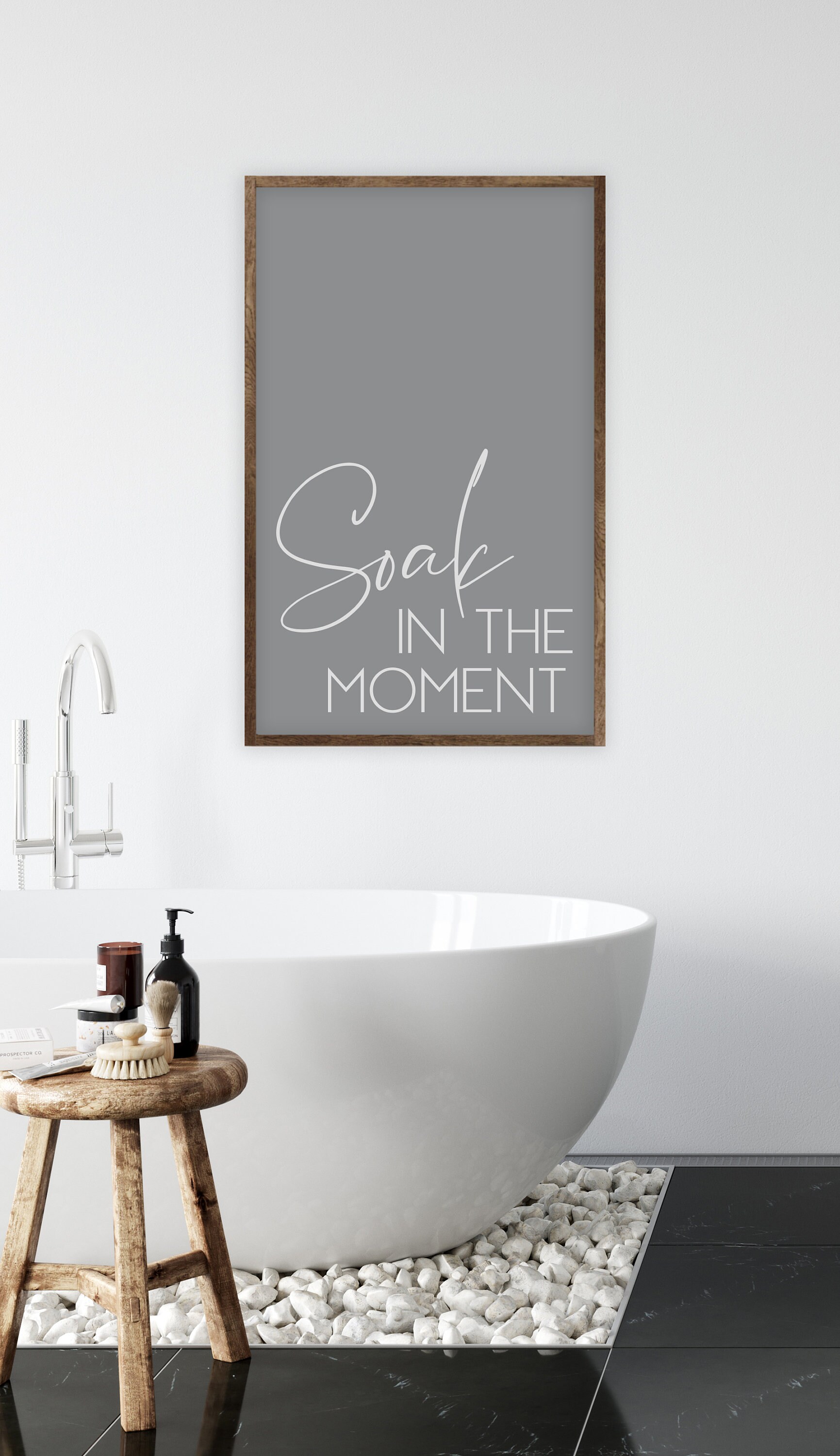 Bathroom Wall Decor-bathroom Signs-soak Sign-wooden | Etsy