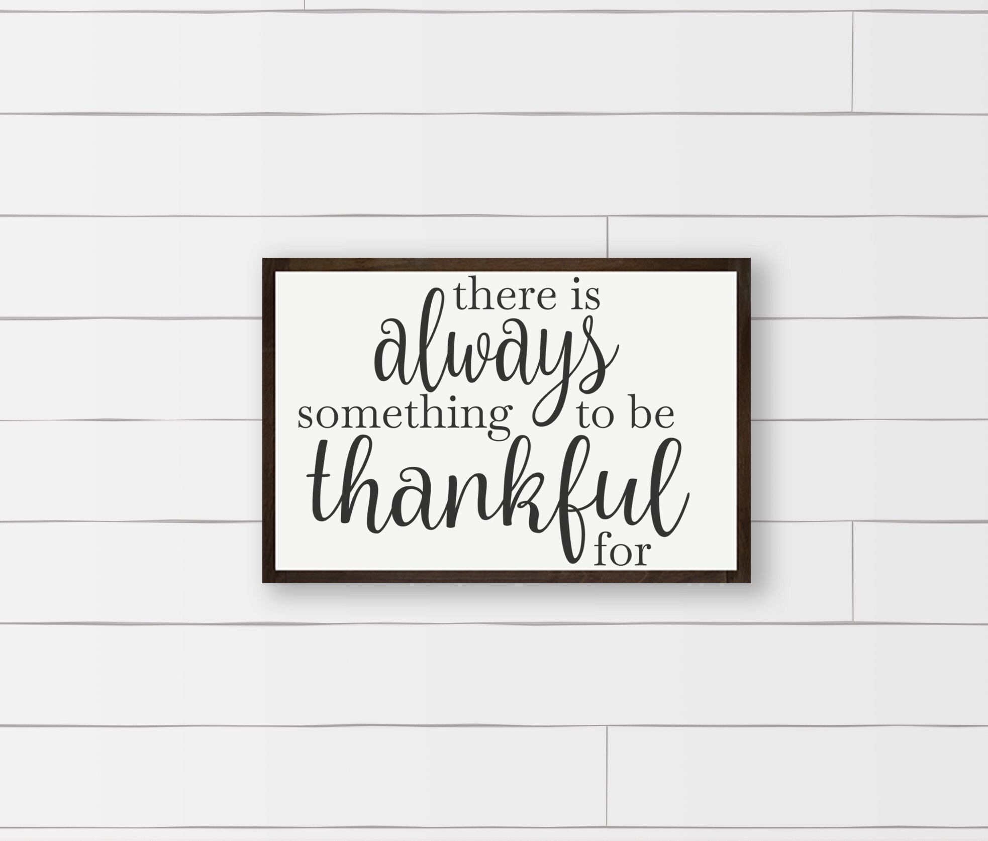 Thankful Sign Living Room Wall Decor Home Wall Decor | Etsy