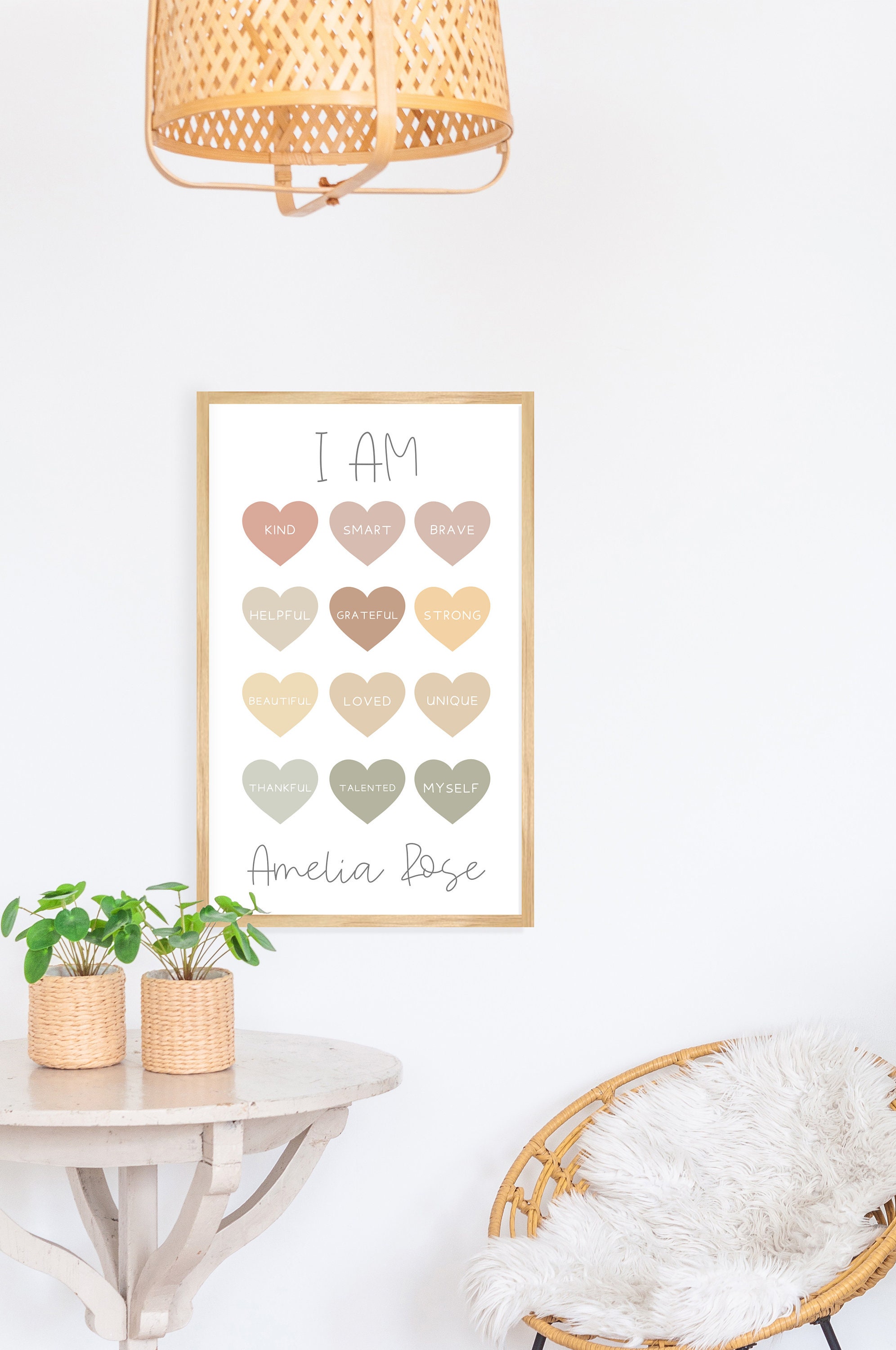 Affirmations Wall Art for Kid I Am Affirmation Sign Kids - Etsy