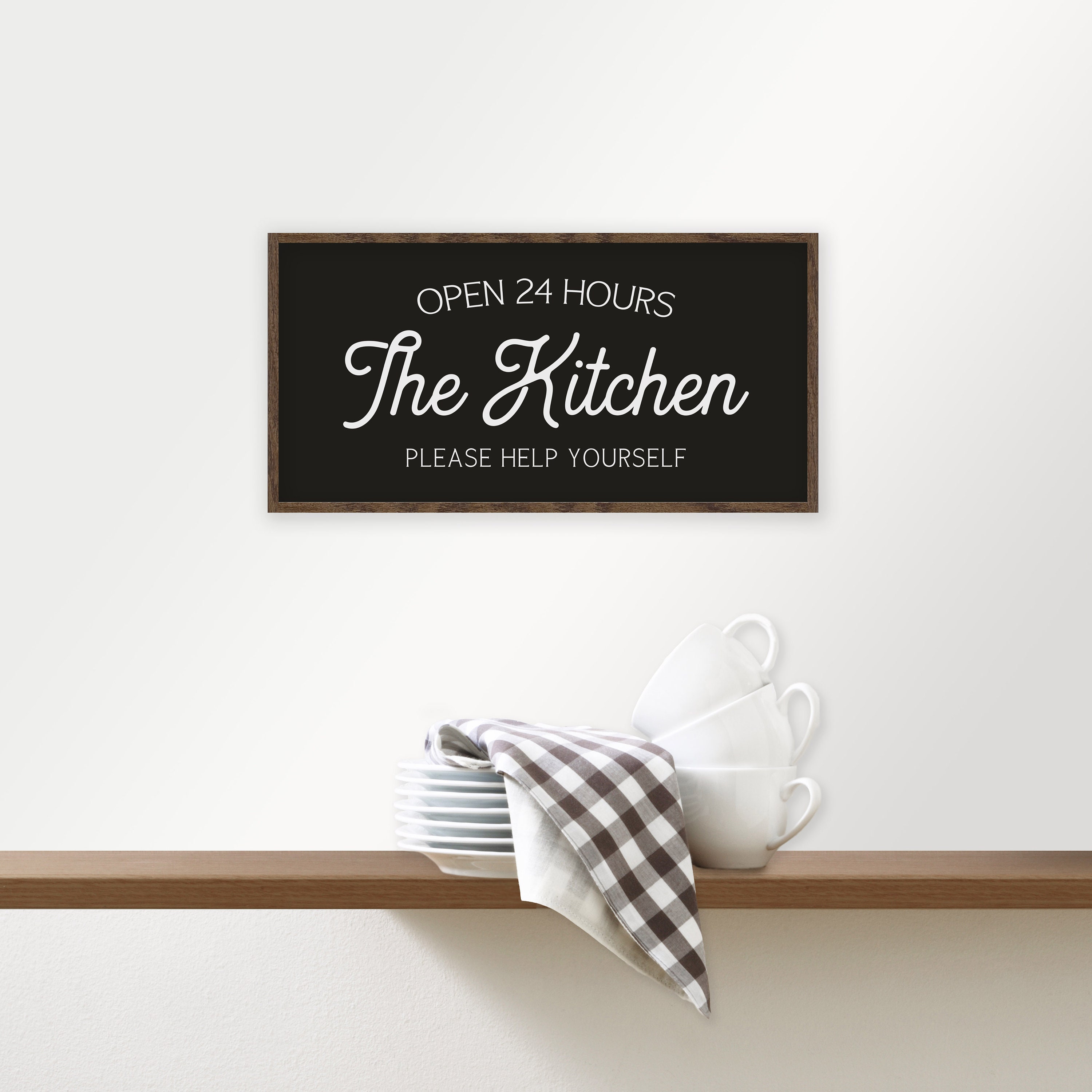 Kitchen Sign Kitchen Decor Signs for Kitchen Kitchen Wall - Etsy