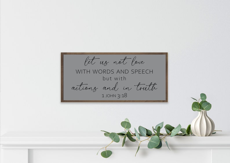 Living room wall decor scripture wall art bible verse sign | Etsy