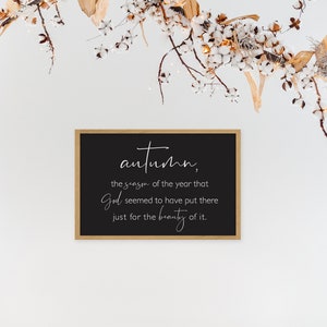 Autumn Decor Fall Wall Decor Fall Signs Autumn Sign Fall | Etsy