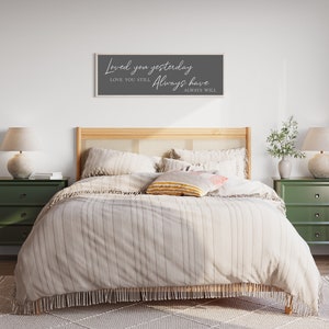 Bedroom Wall Decor Over the Bed, Master Bedroom Wall Decor, Bedroom ...