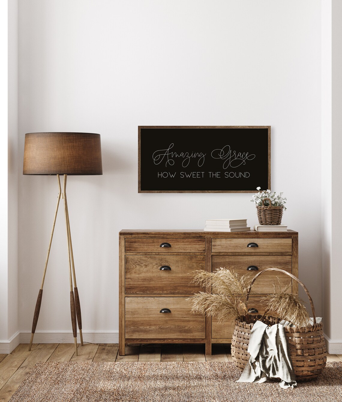 Amazing Grace Sign Hymn Wall Art Living Room Wall Decor - Etsy