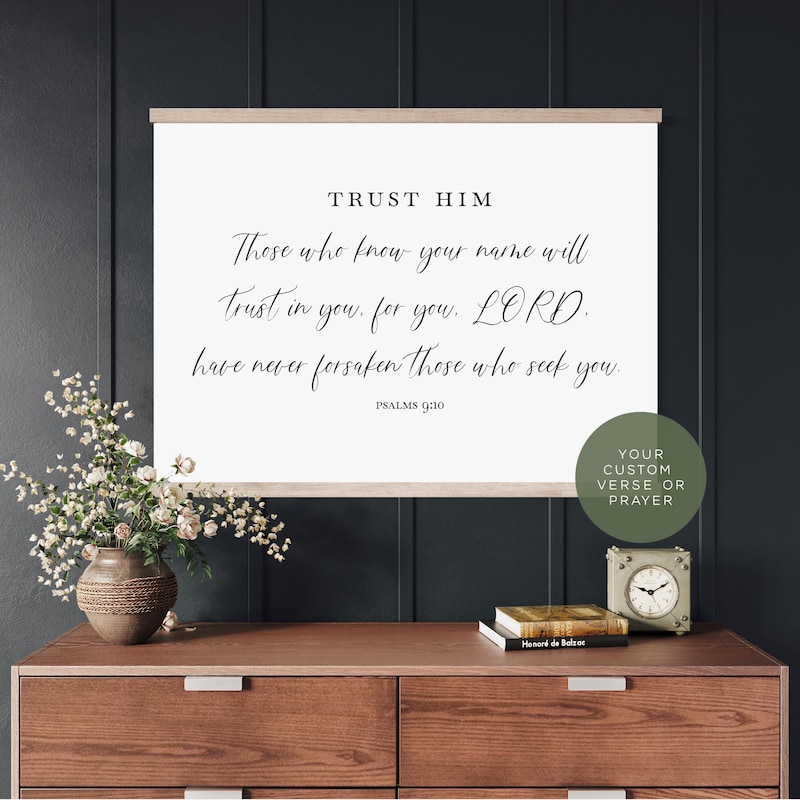 Bible Verse Wall Art - Etsy