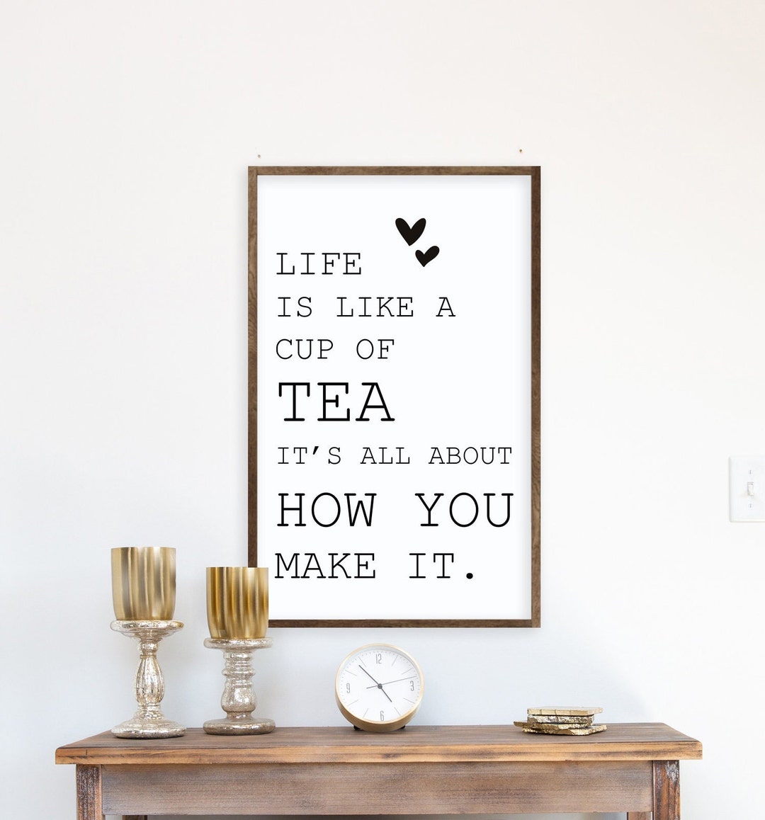 Tea Signs for Kitchen, Tea Sign, Life is Like a Cup of Tea Sign ...