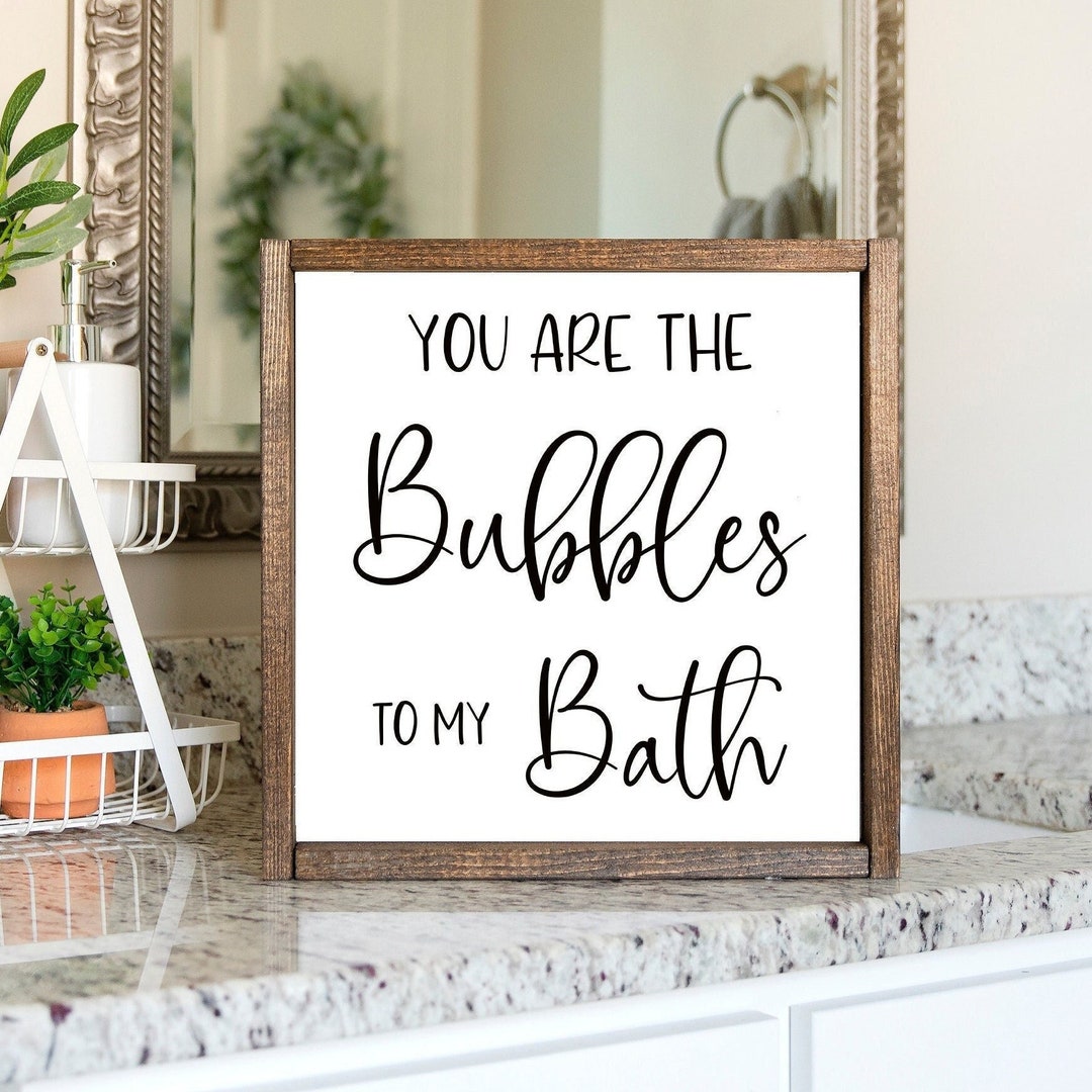 Bathroom Wall Decor | Farmhouse Bathroom Sign | Bathroom Decor | Master ...