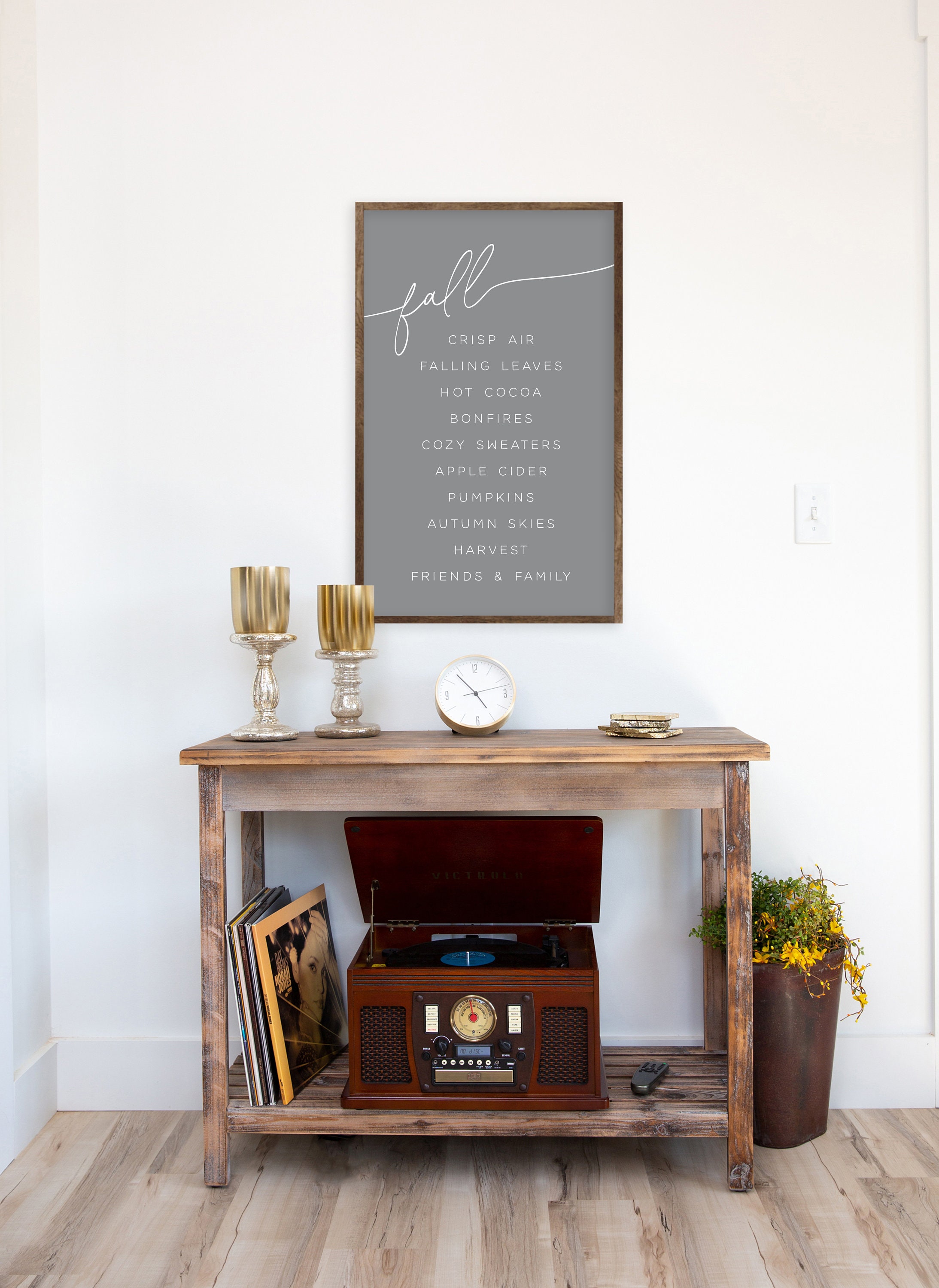 Fall Wood Signs Autumn Decor Fall Wall Art Fall Family - Etsy