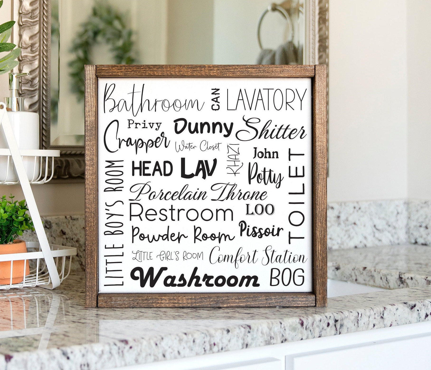 Bathroom Wall Decor Bathroom Signs Bathroom Wall Art - Etsy
