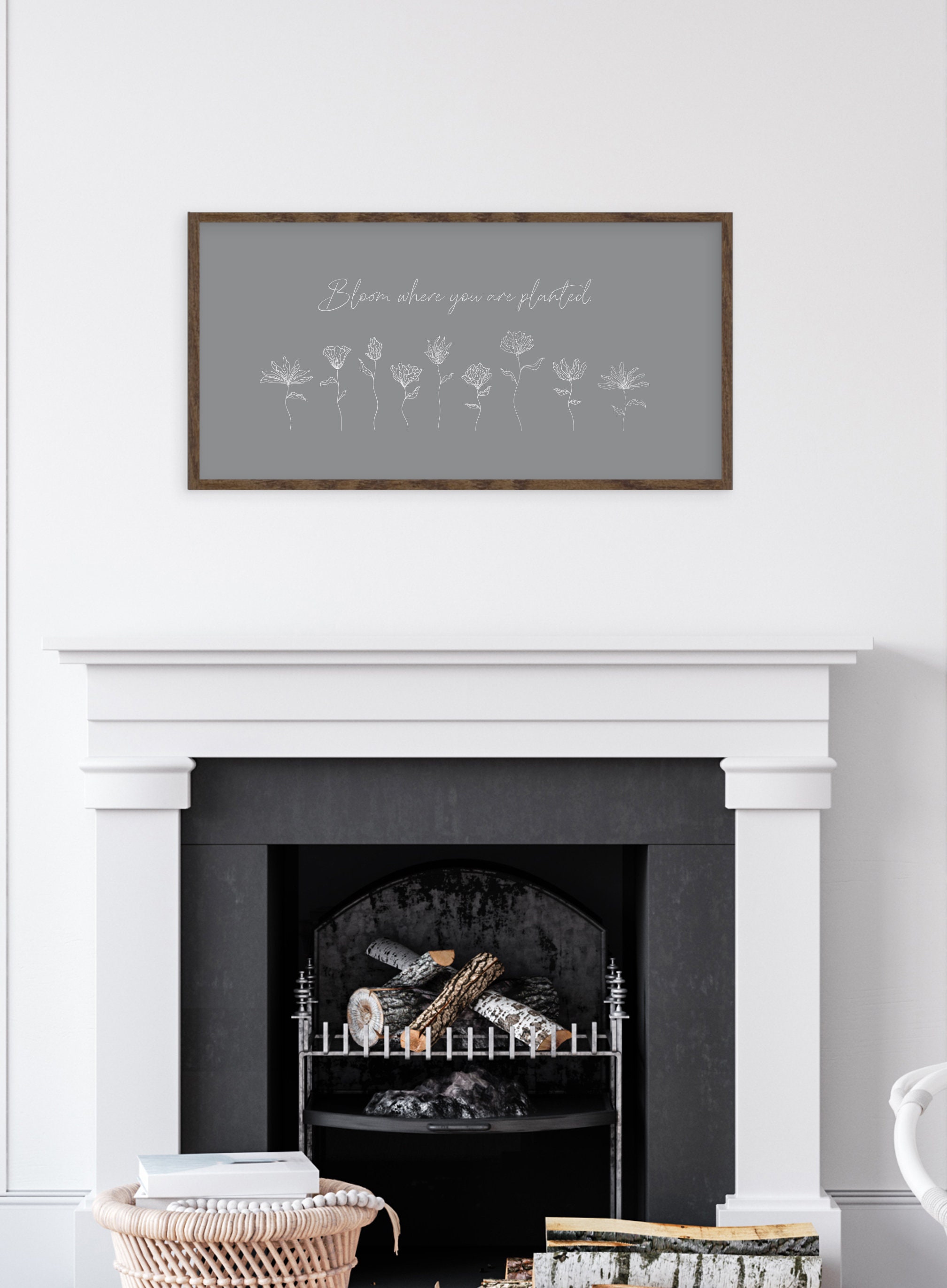 Bloom Where You Are Planted Sign Inspirational Sign | Etsy