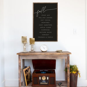 Fall Wood Signs, Autumn Decor, Fall Wall Art, Fall Family Sign ...