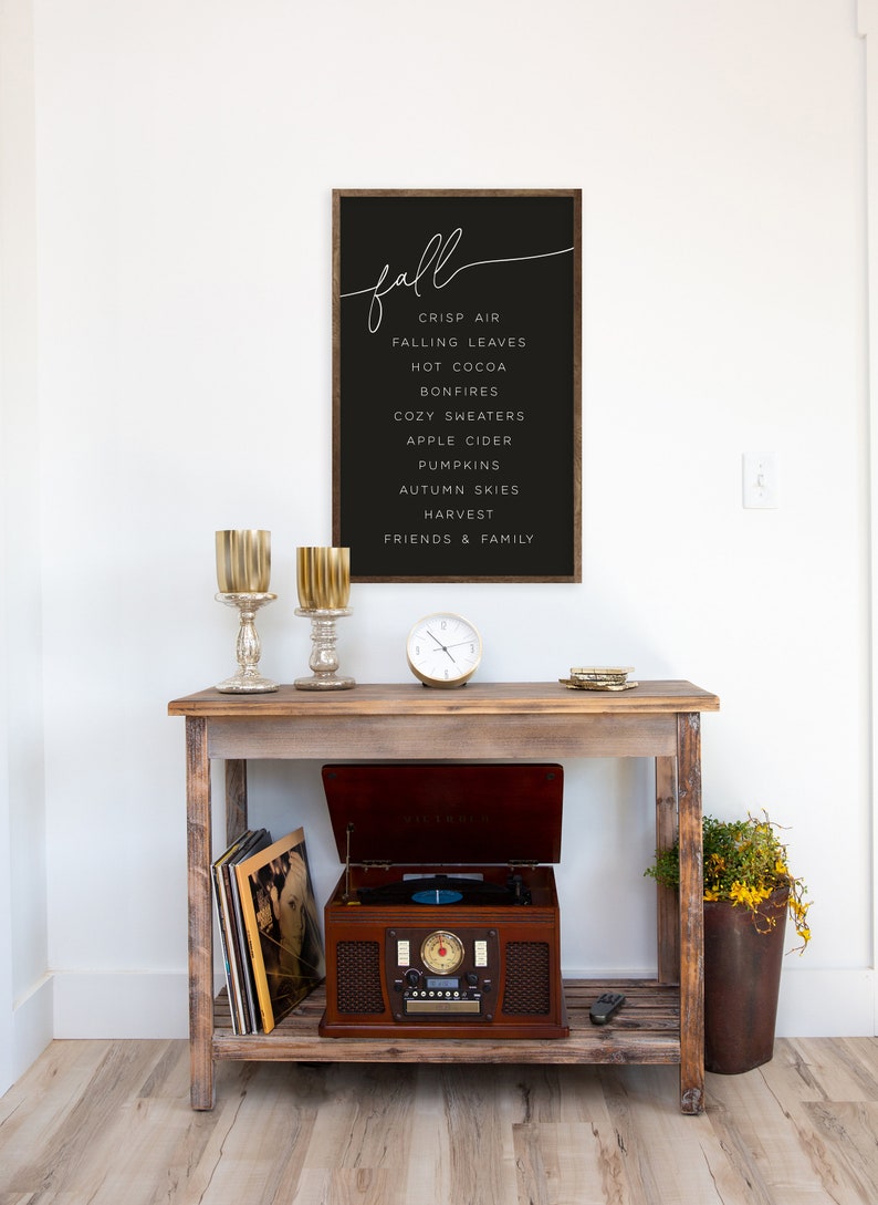 Fall Wood Signs Autumn Decor Fall Wall Art Fall Family - Etsy