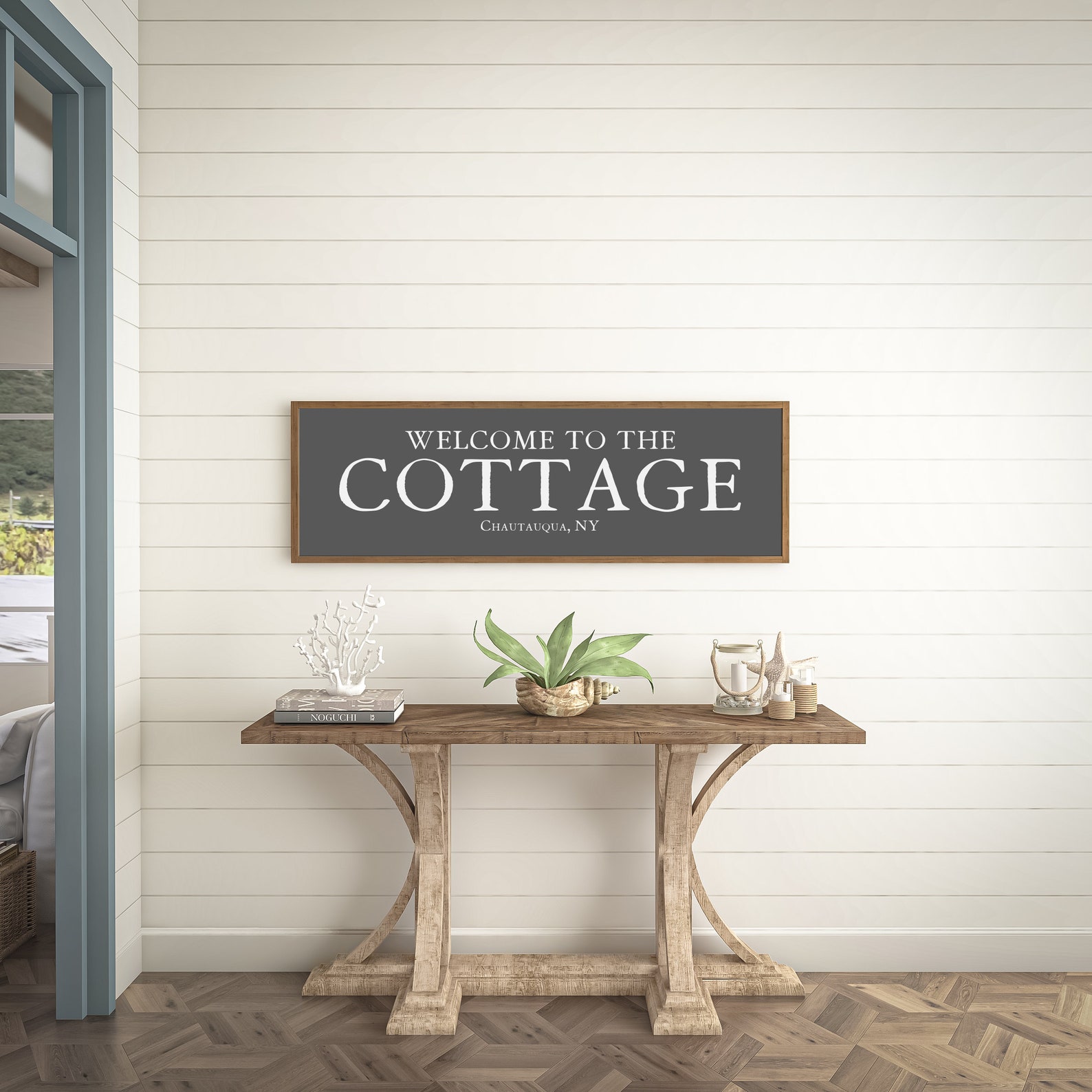 Personalized Welcome to the Cottage Sign, Custom Wood Sign, Sign for ...