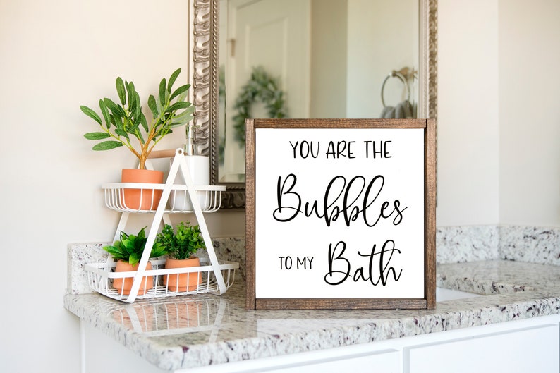 Bathroom Wall Decor Farmhouse Bathroom Sign Bathroom Decor - Etsy