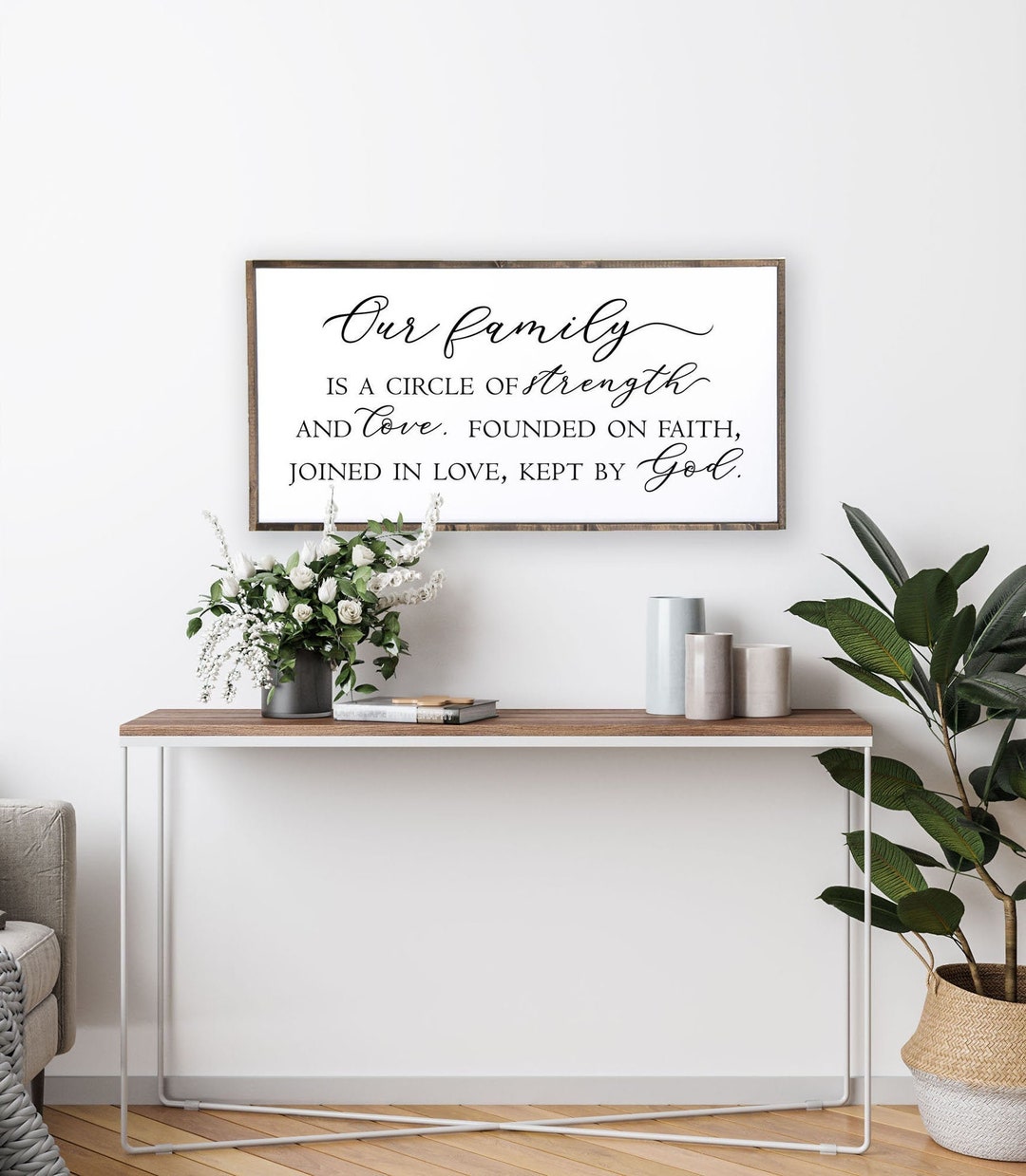 Home Decor Sign Family Wood Sign Home Signs Farmhouse Wall - Etsy