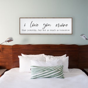 Master Bedroom Wall Decor Above Bed Sign Bedroom Wall Decor Bedroom ...