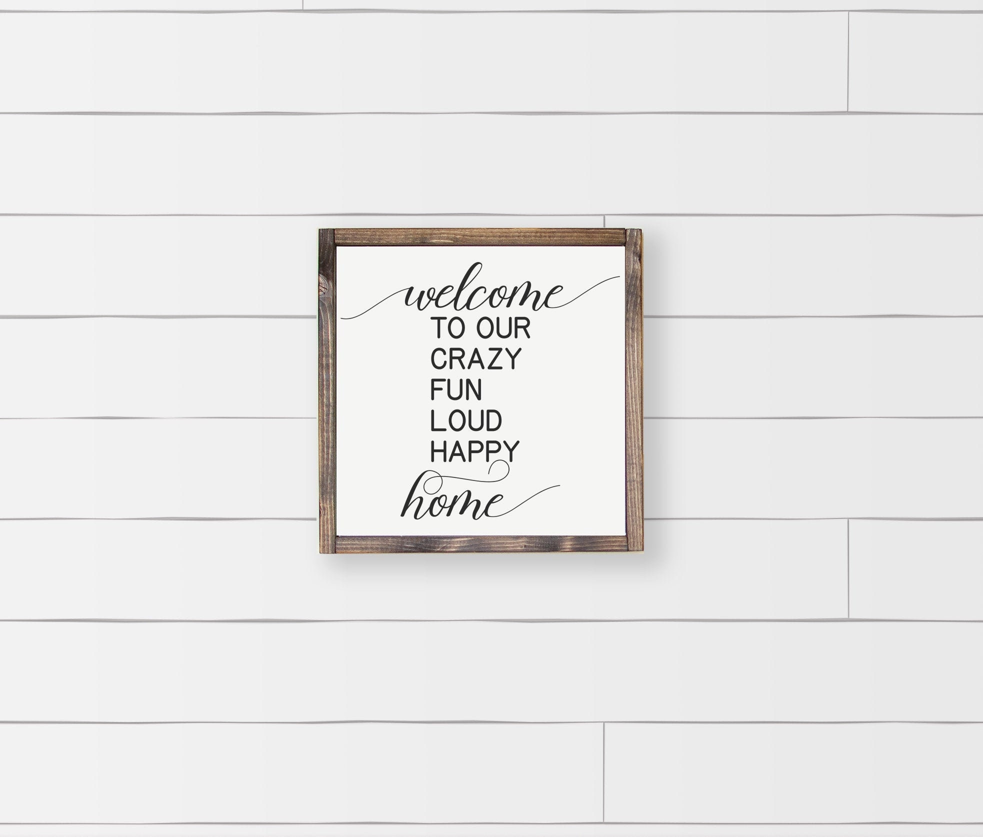 Family Sign Welcome Sign Farmhouse Decor Home Wall Decor | Etsy