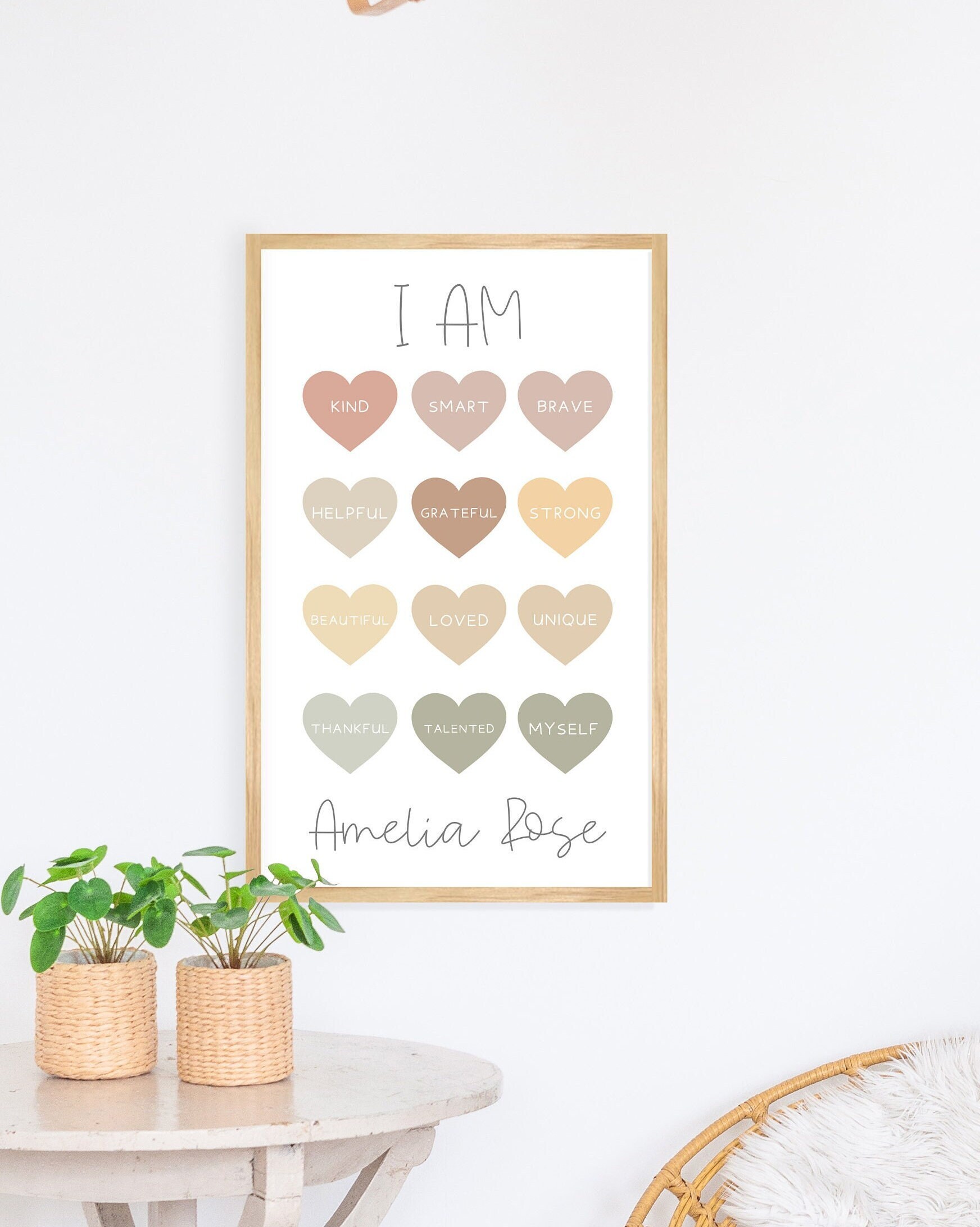 Affirmations Wall Art for Kid I Am Affirmation Sign Kids - Etsy