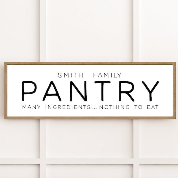 Pantry Sign - Etsy