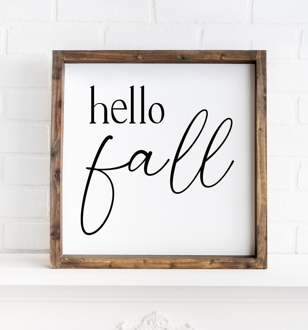 Fall Decor, Fall Signs, Autumn Decor, Hello Fall Sign, Wood Sign ...