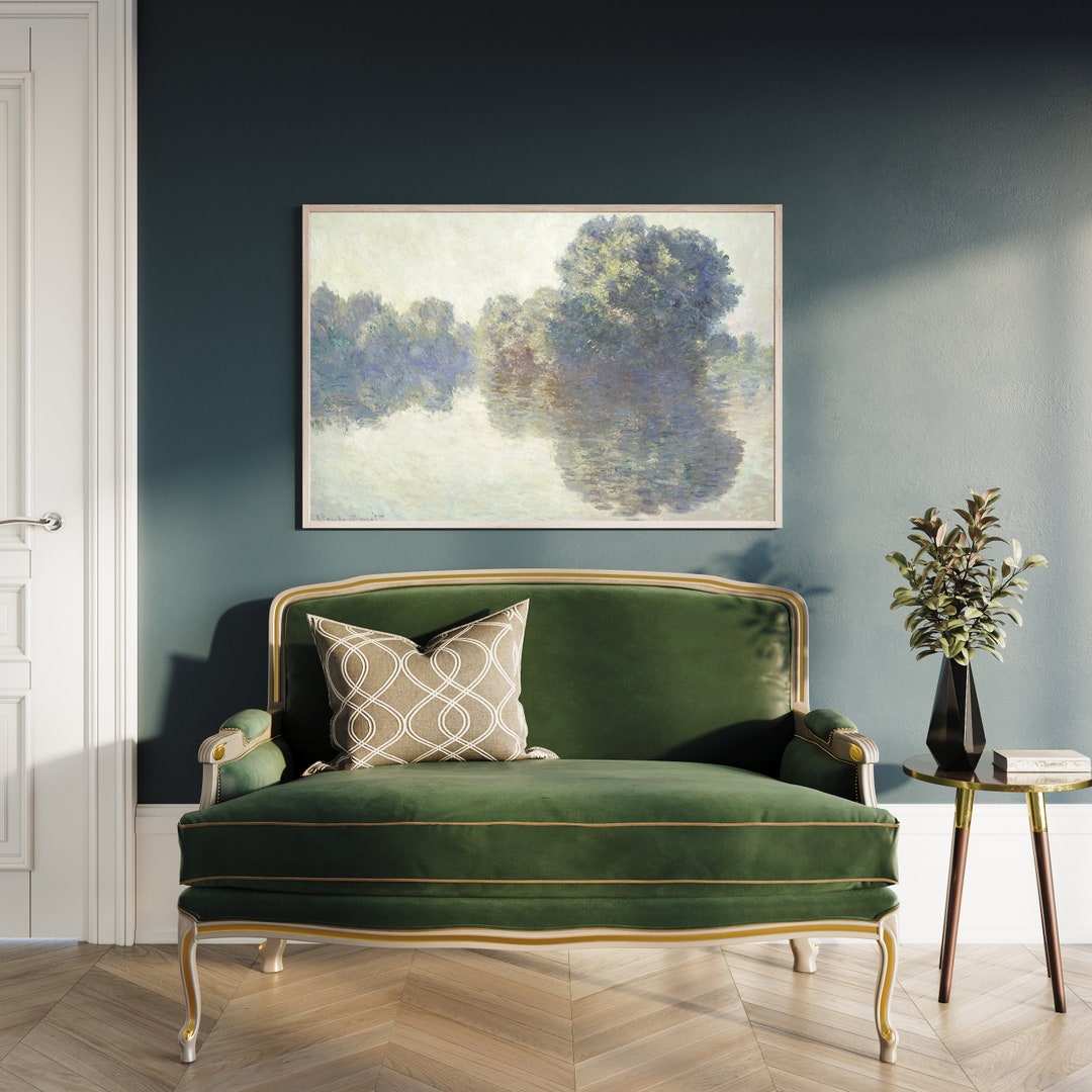 Claude Monet Wall Art, Framed Art Print, Framed Trees Reflection Wall ...