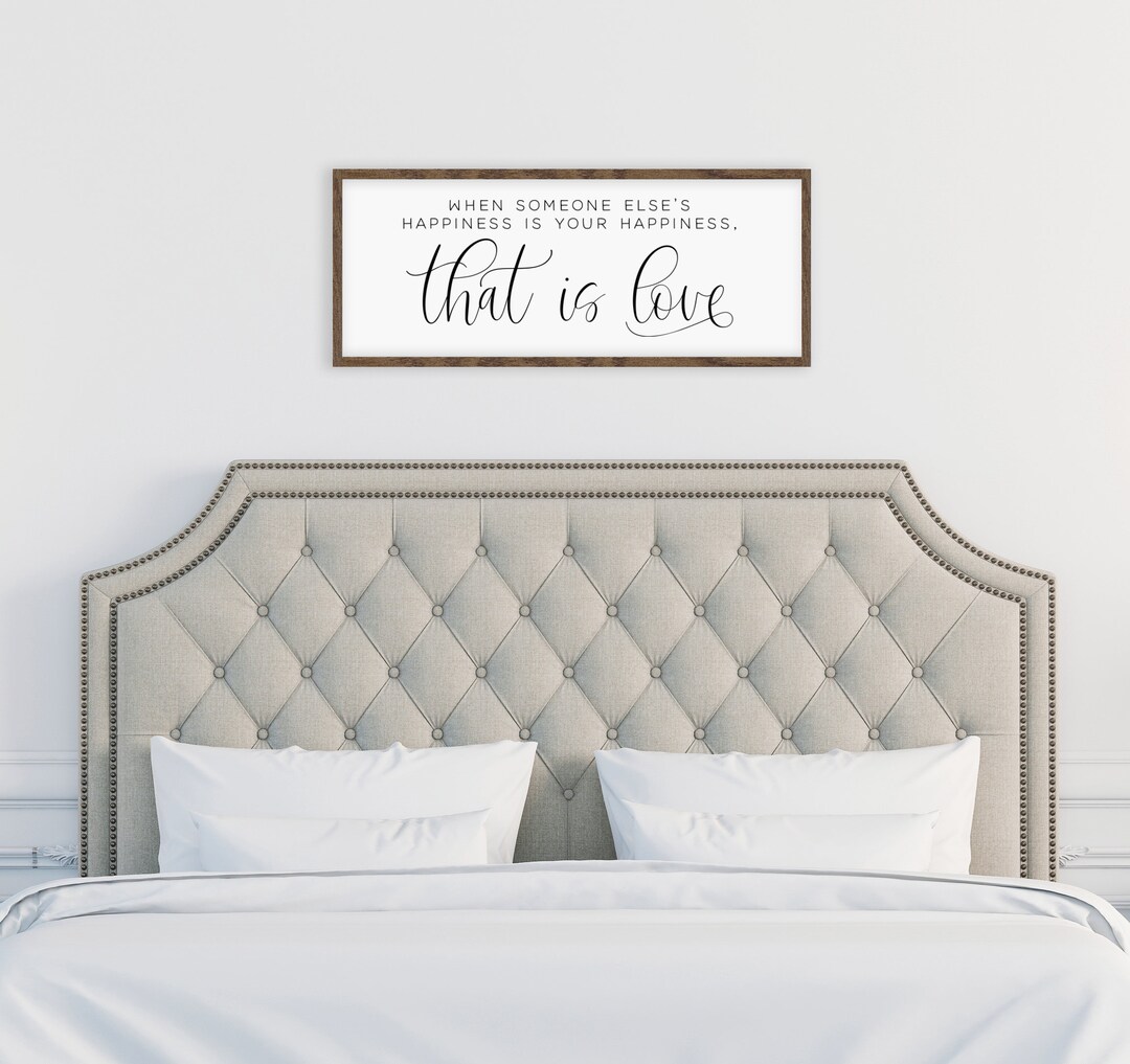 Master Bedroom Sign, Bedroom Wall Decor Over the Bed, Bedroom Signs ...
