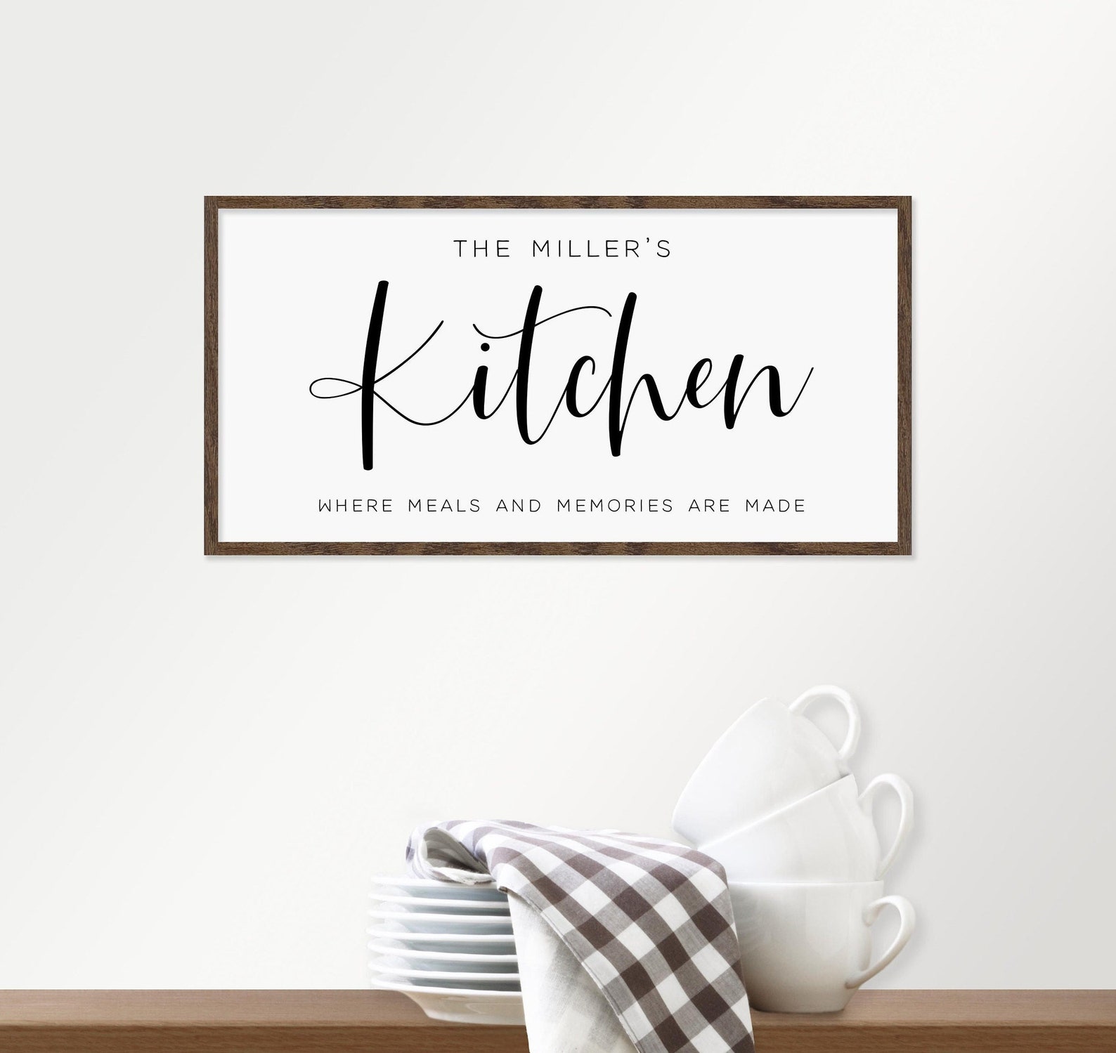 Personalized Kitchen Sign Custom Kitchen Signs Wood Sign - Etsy