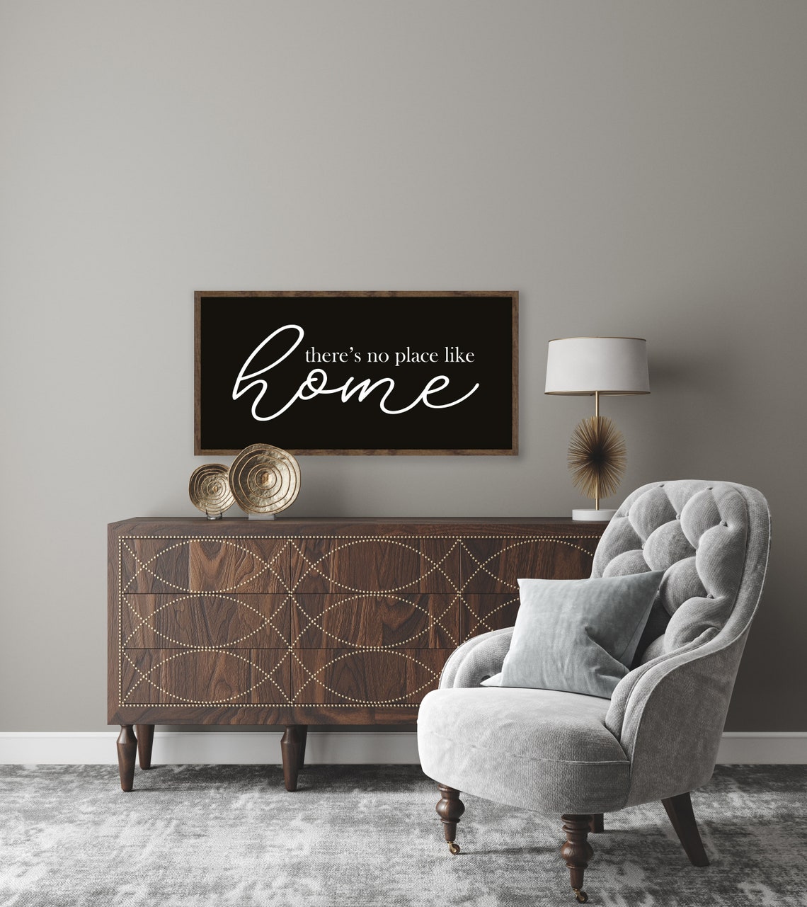 There's No Place Like Home Sign Home Wall Decor Wood - Etsy