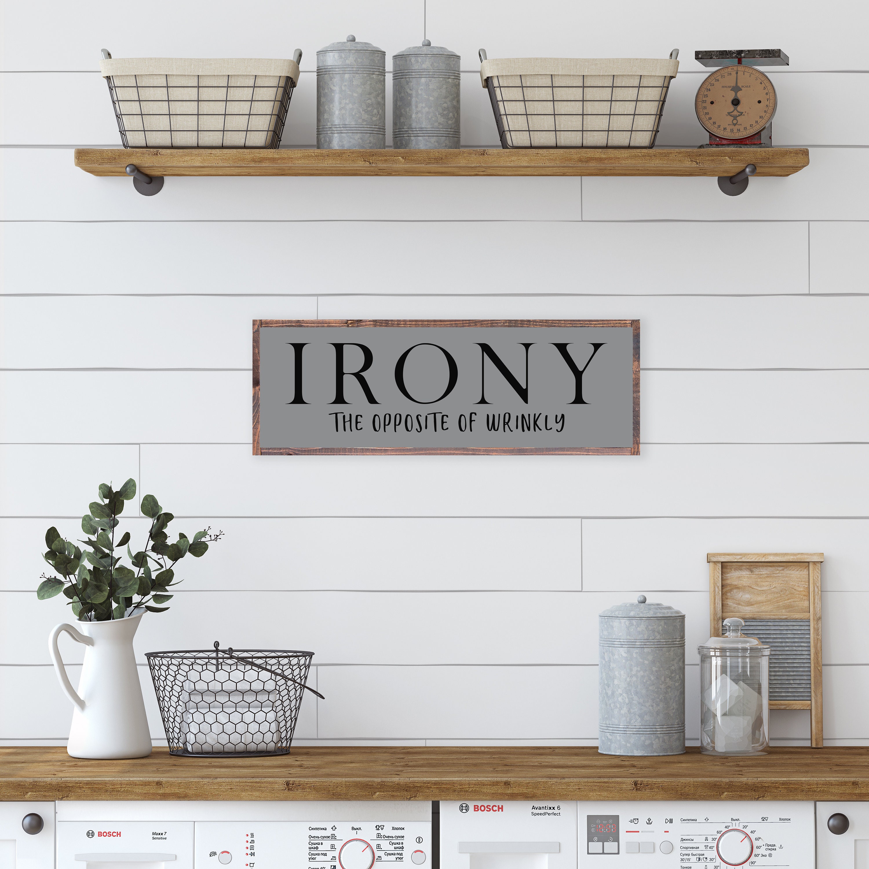 Laundry Signs-laundry Room Wall Decor-wood Sign for Laundry - Etsy