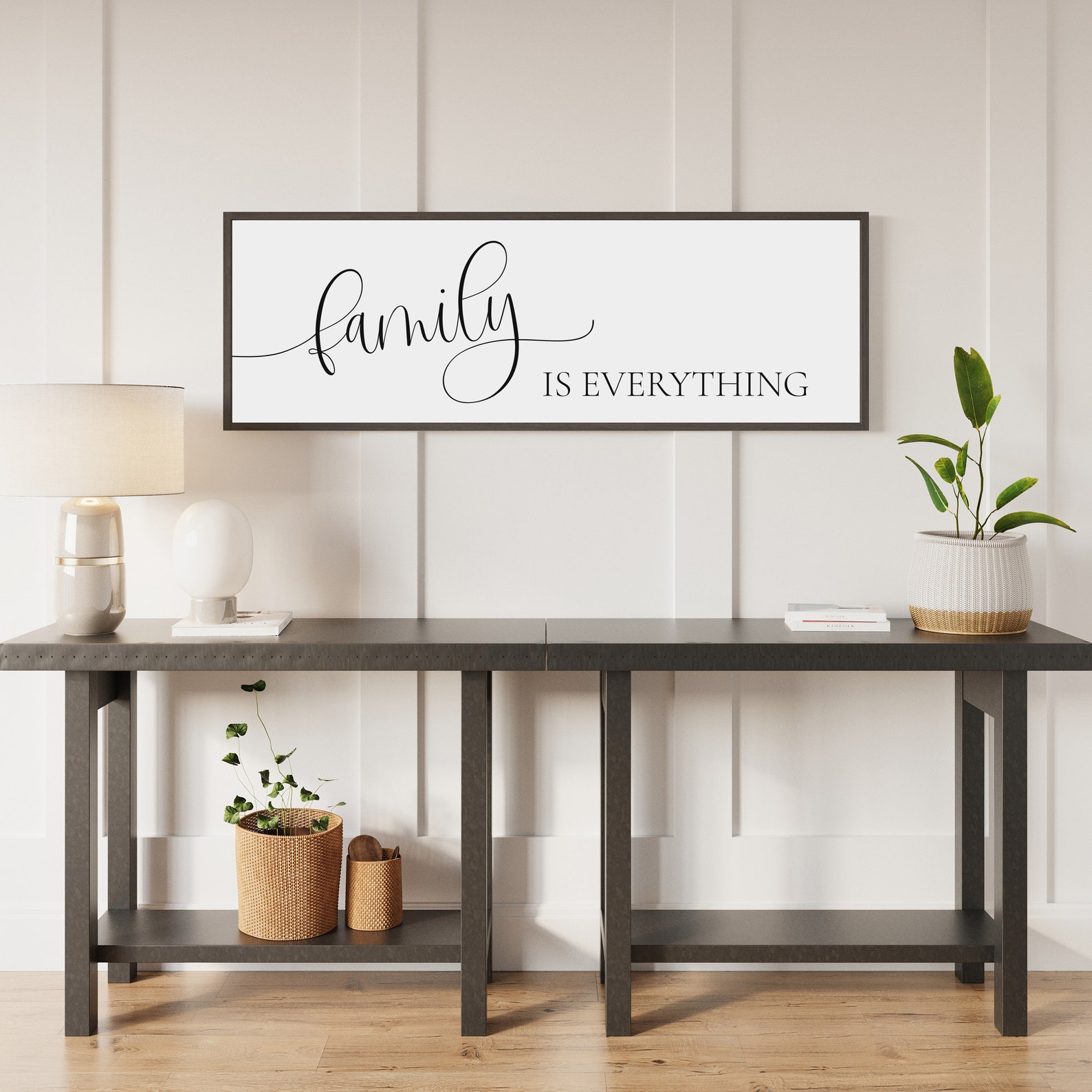 Family is Everything Sign, Family Wall Art, Home Decor, Family Sign ...