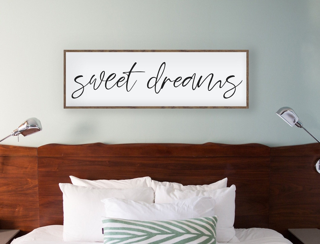 Master Bedroom Sign,sweet Dreams Wood Sign,bedroom Wall Decor,sign for ...
