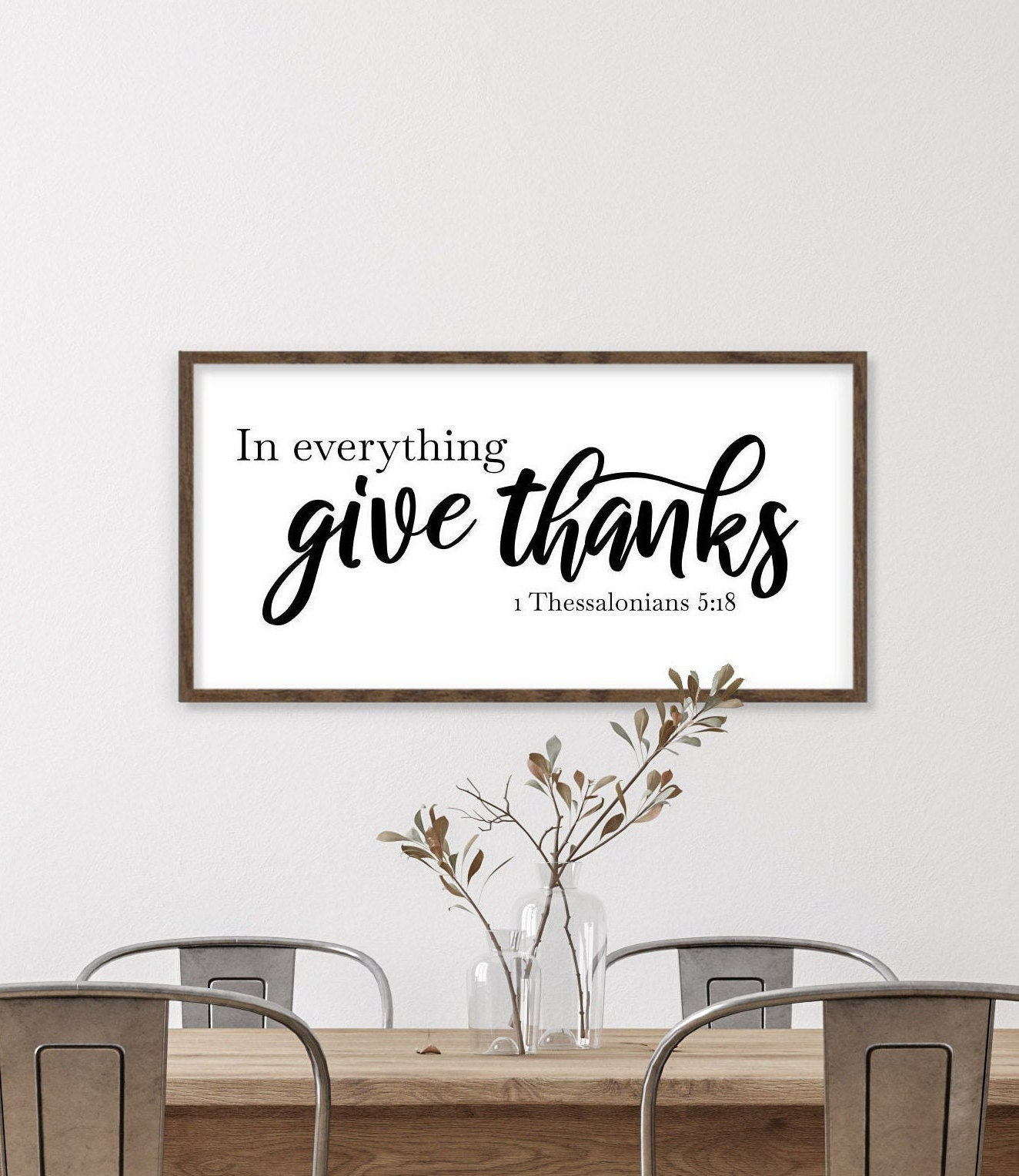In Everything Give Thanks Wall Decal