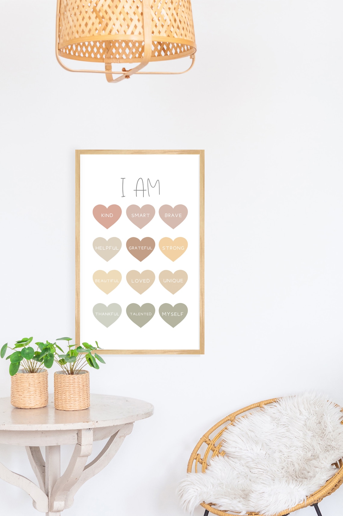 Affirmations Wall Art for Kid I Am Affirmation Sign Kids - Etsy