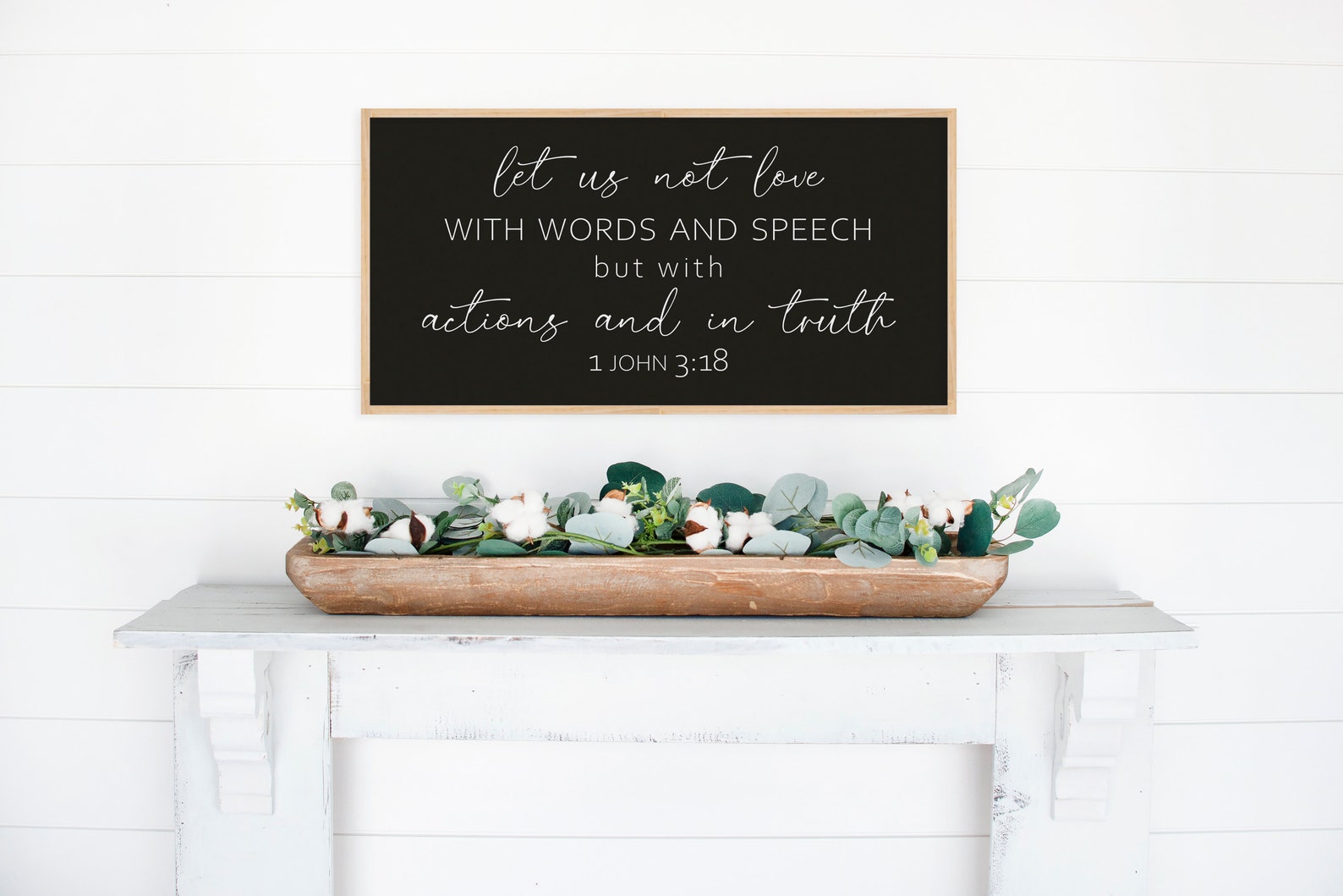 Living Room Wall Decor Scripture Wall Art Bible Verse Sign - Etsy