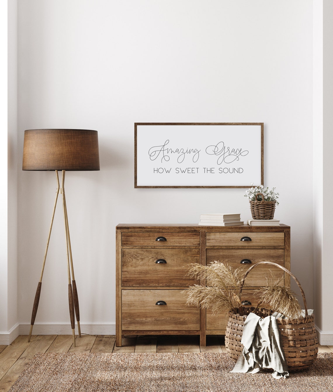 Amazing Grace Sign Hymn Wall Art Living Room Wall Decor - Etsy
