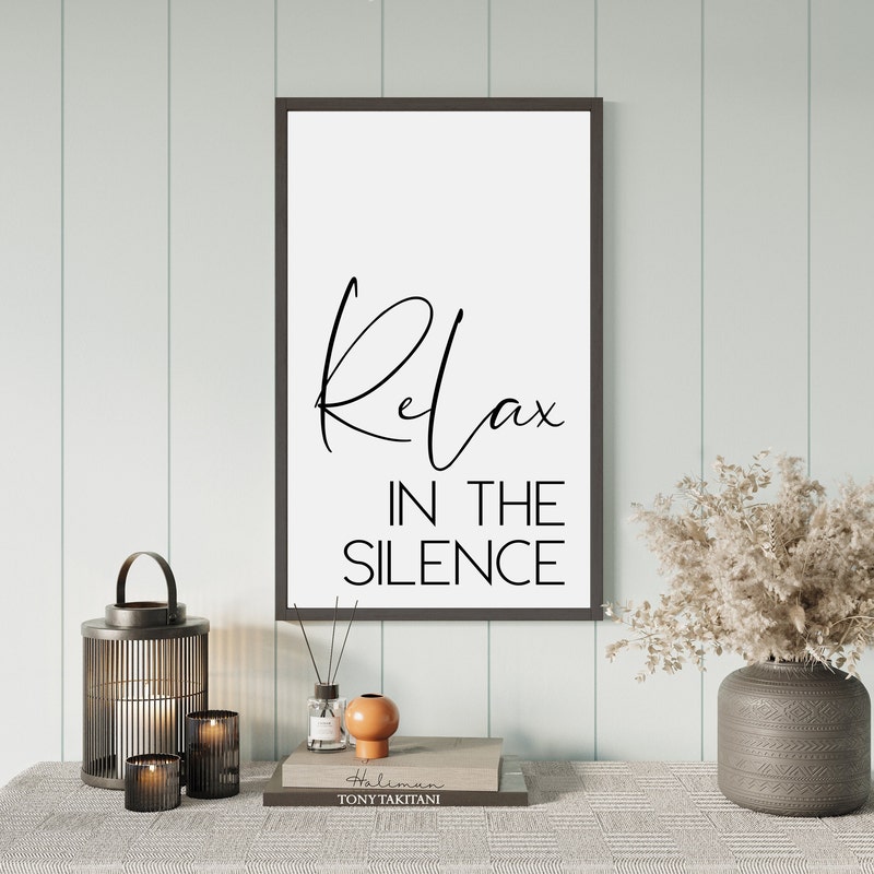 Relax Sign - Etsy