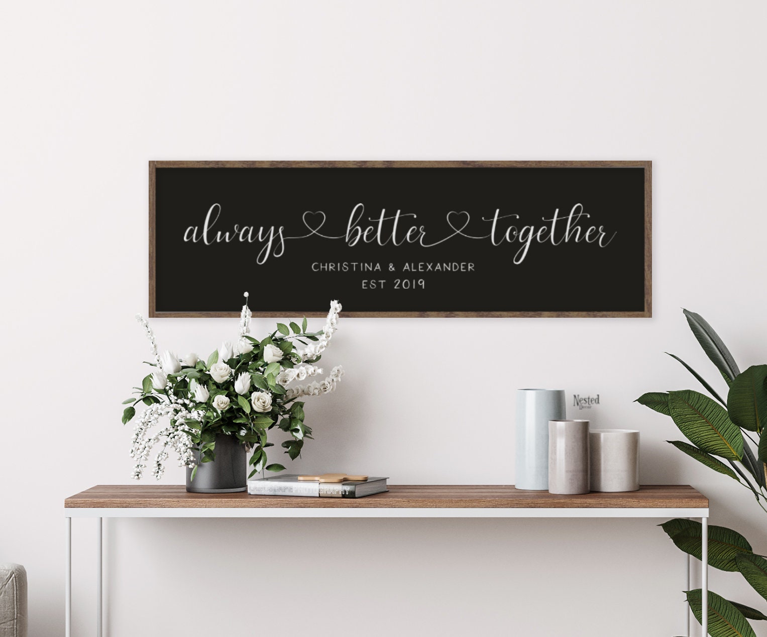 Personalized Sign-wedding Gift for Couple-custom Name - Etsy