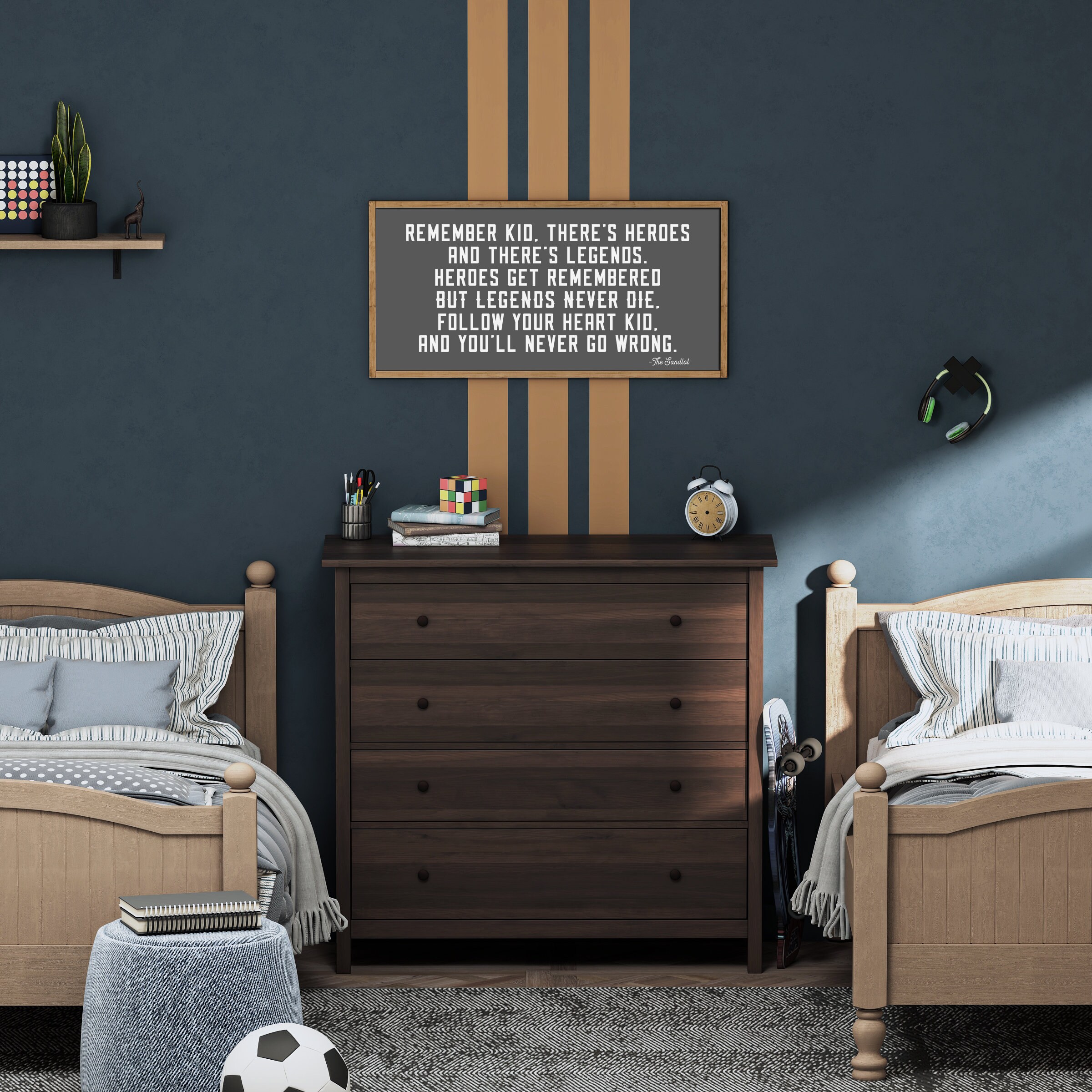 The Sandlot Quote Sign, Kids Room Decor, Boys Bedroom Wall Decor ...