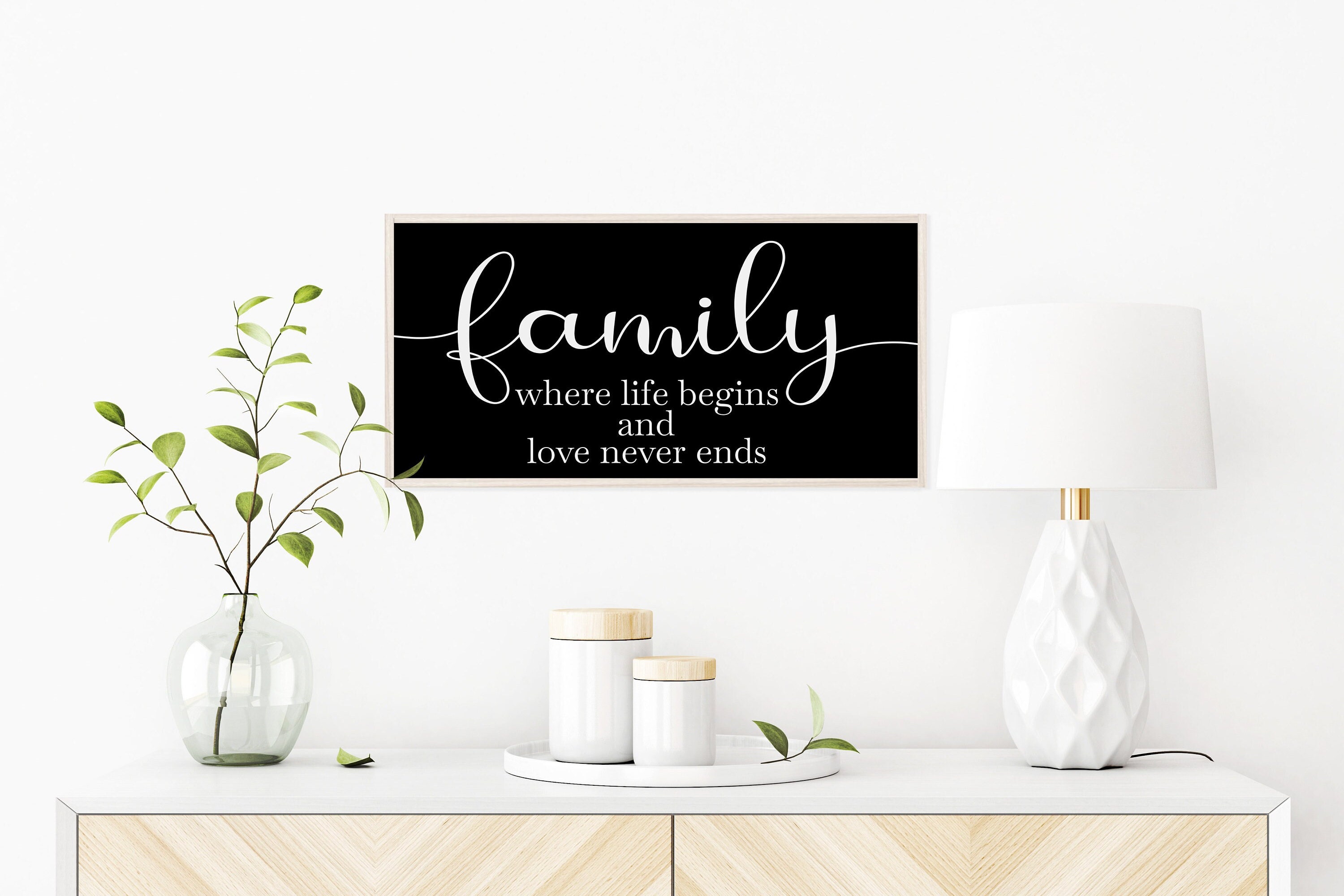 Family Wall Decor Family Sign Living Room Wall Decor - Etsy