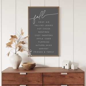 Fall Wood Signs, Autumn Decor, Fall Wall Art, Fall Family Sign ...