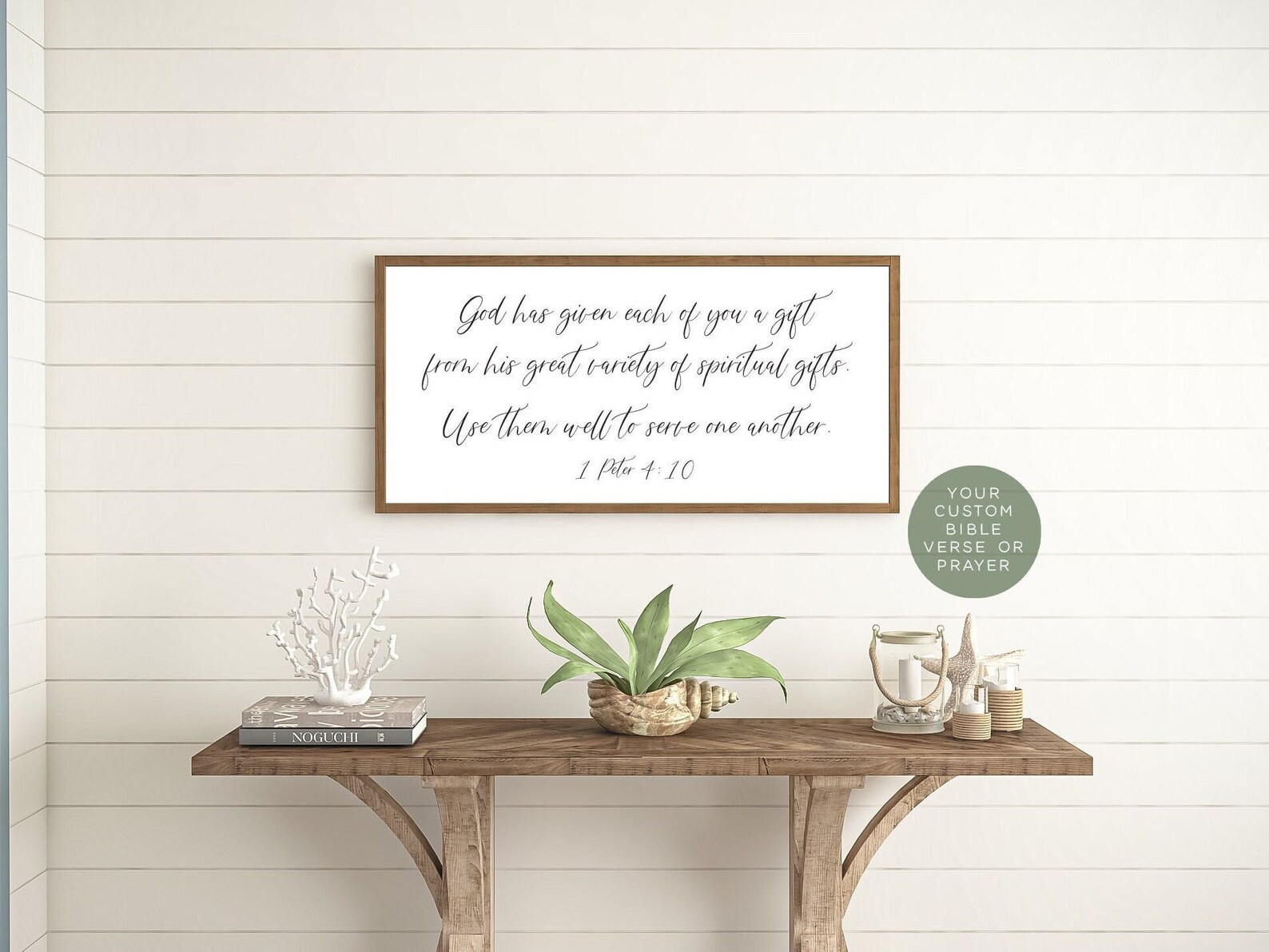 Custom Bible Verse Wall Art-custom Scripture-wood Framed Sign ...