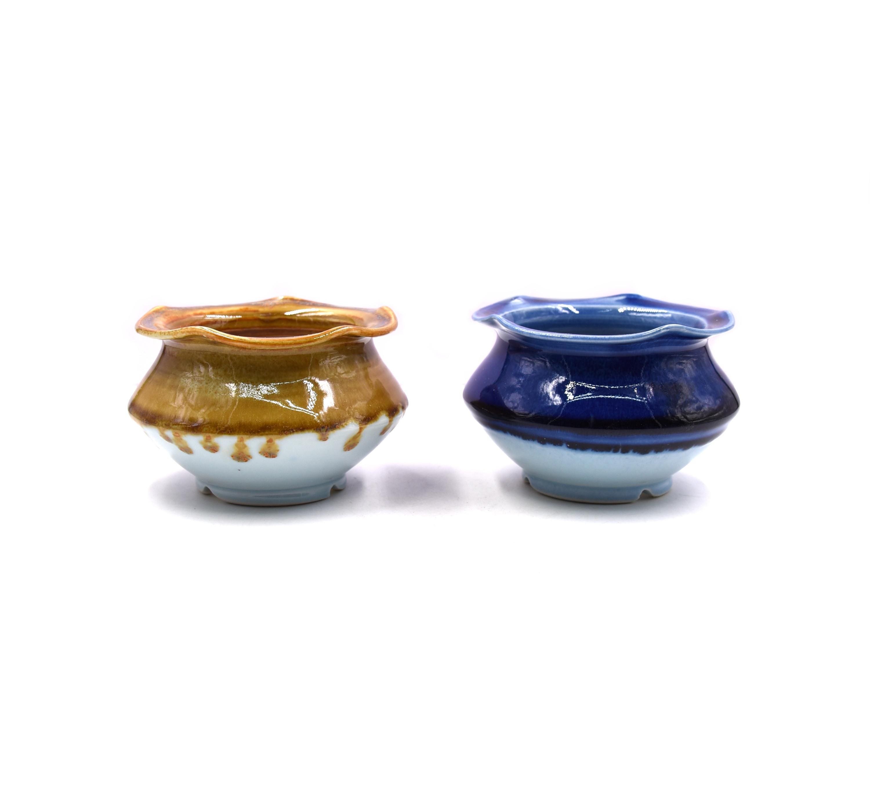 4 1/2"inches flow Glaze Wave Tank Pot Planter Pot Succulent Pot - Etsy