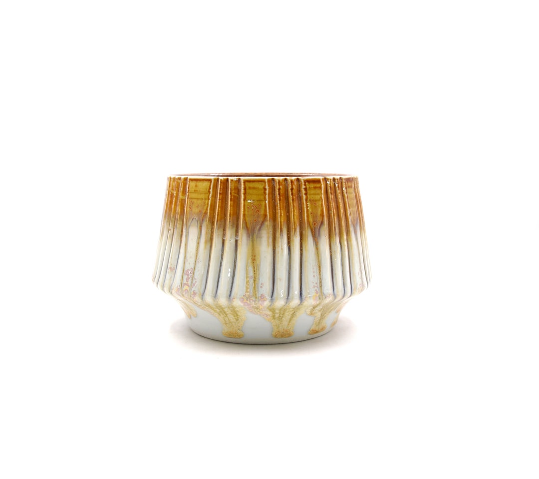 6inches Flow Glaze Big Volcano Style Tank Planter Pot Succulent Pot - Etsy