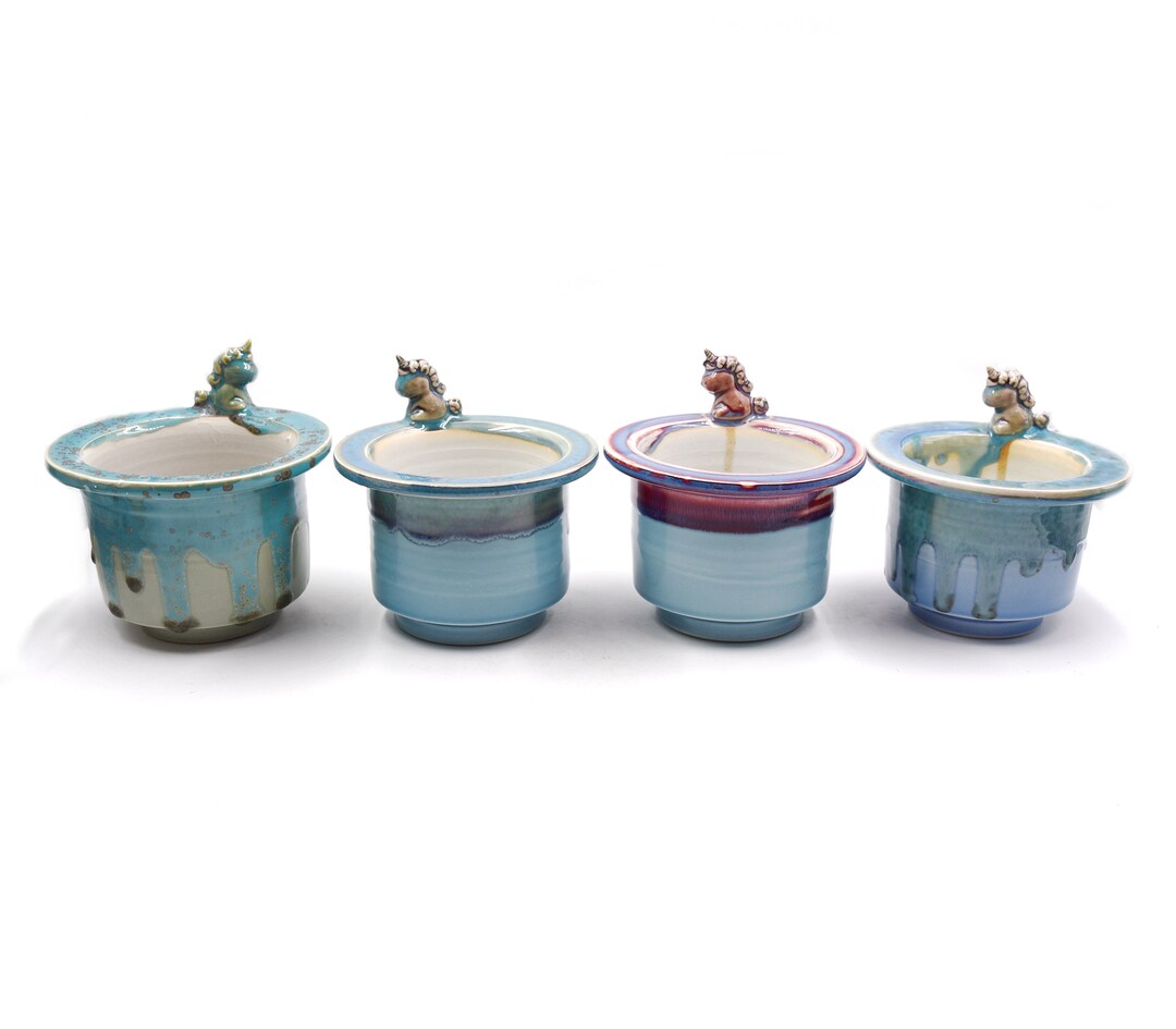 5"inches Unicorn glaze Pot Planter Pot Succulent Pot - Etsy