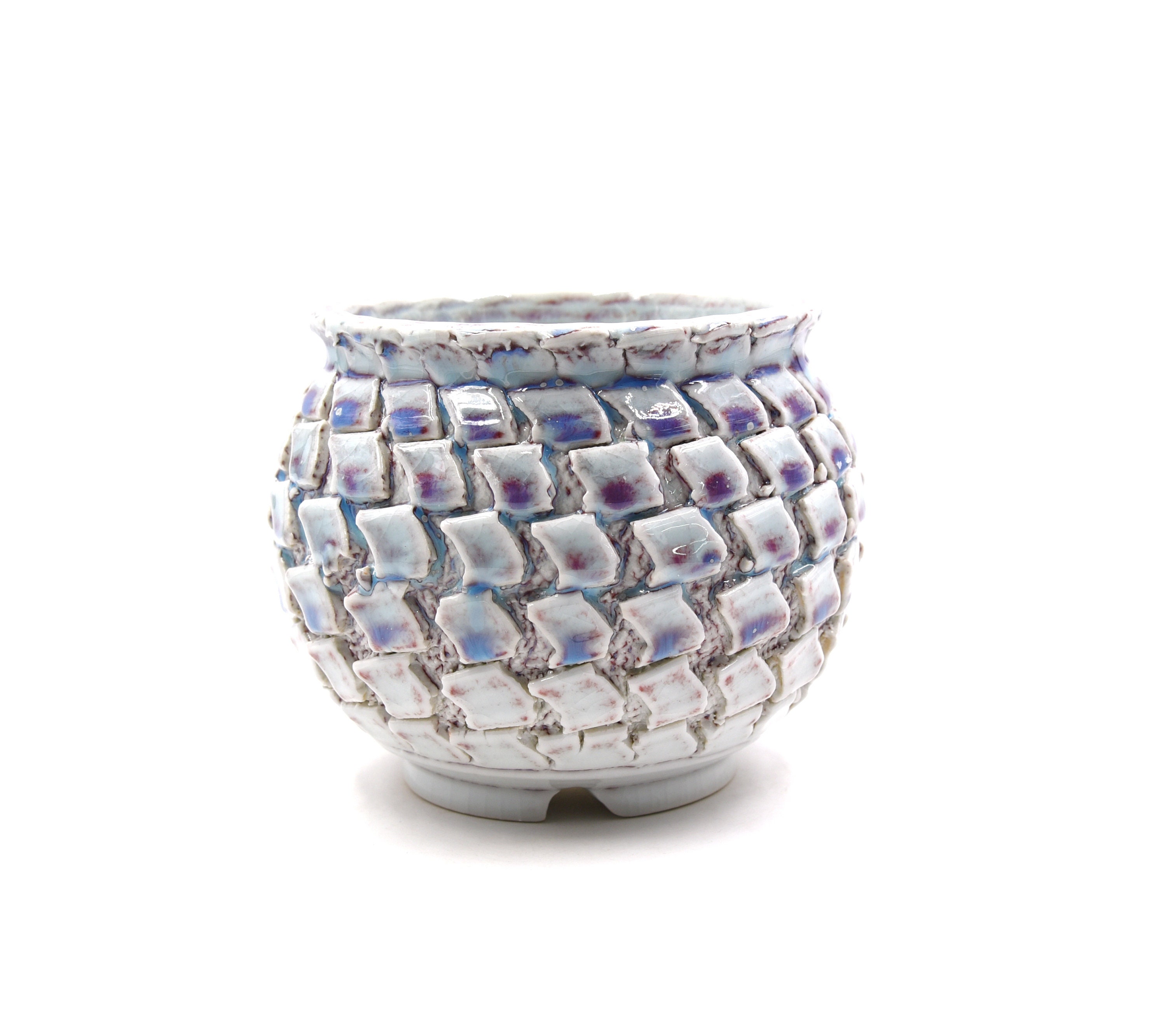 5 3/4inches Carve Hand Glaze Scales Planter Pot Succulents Pots - Etsy