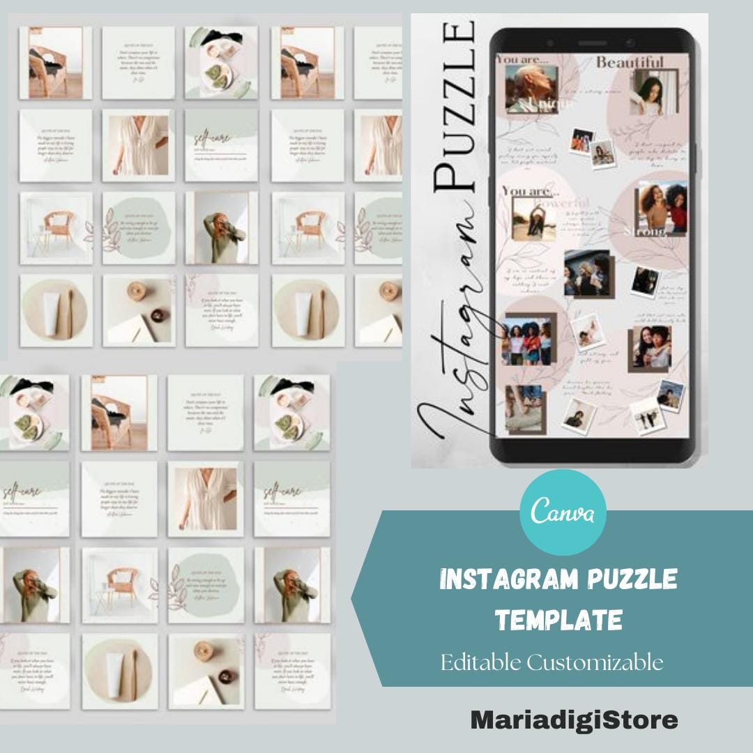 Instagram Puzzles, Word Search Puzzle, Engagement Template, Instagram ...