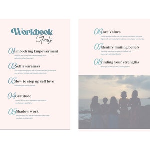 Self Love Empowerment Workbook: Empowerment, Printable and Digital ...