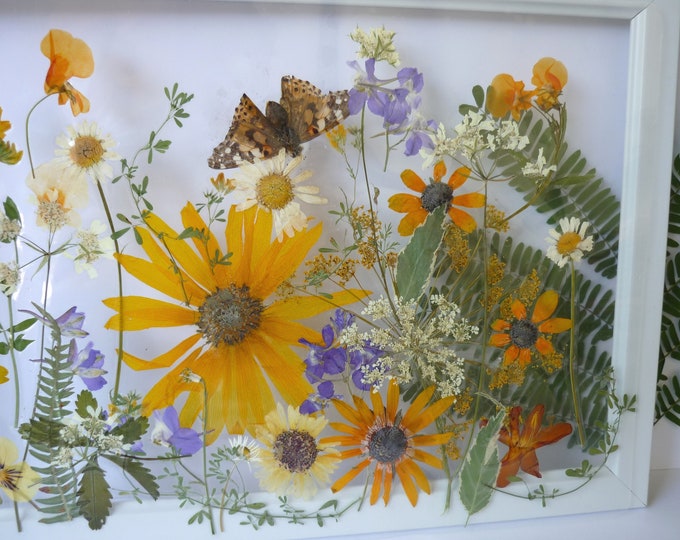 Dried Pressed Flowers Art, Pressed Flower, Pressed Flowers Art, Fall ...