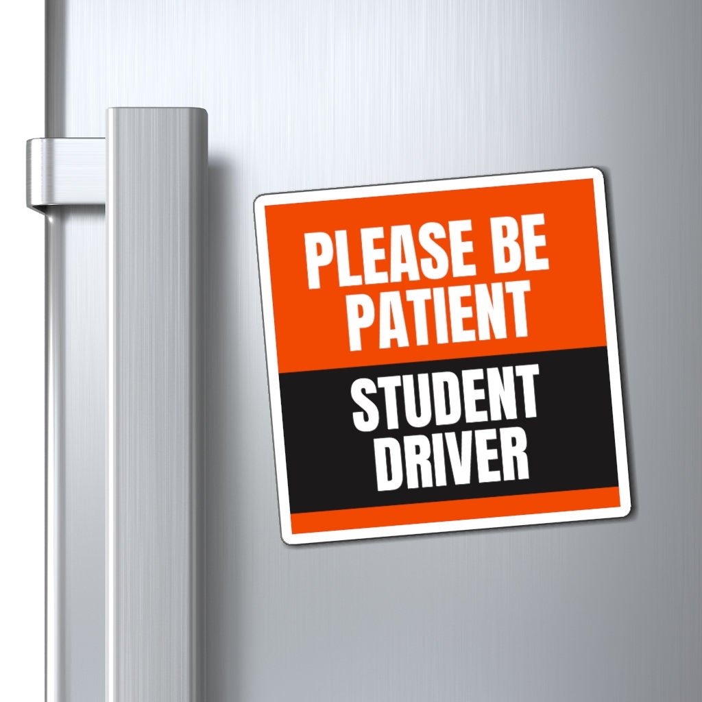 Student Driver Magnet 3 Sizes - Etsy