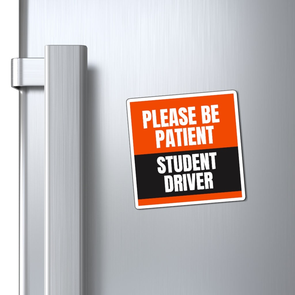 Student Driver Magnet 3 Sizes - Etsy